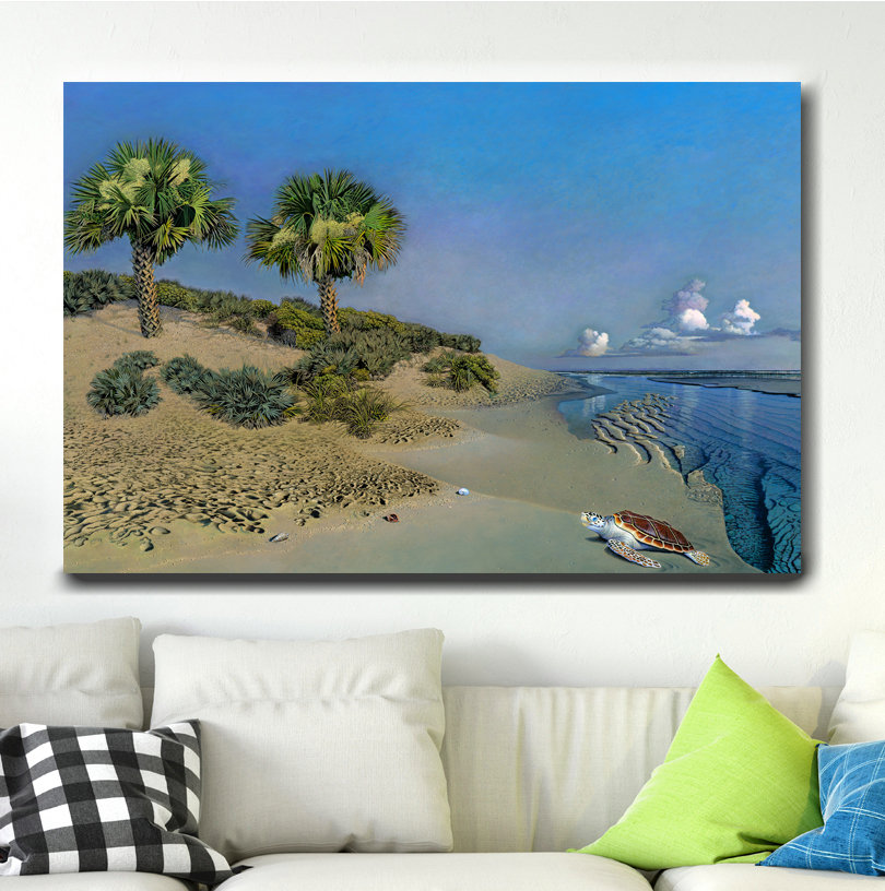Bay Isle Home™ 'Coming Home' Oil Painting Print on Wrapped Canvas ...