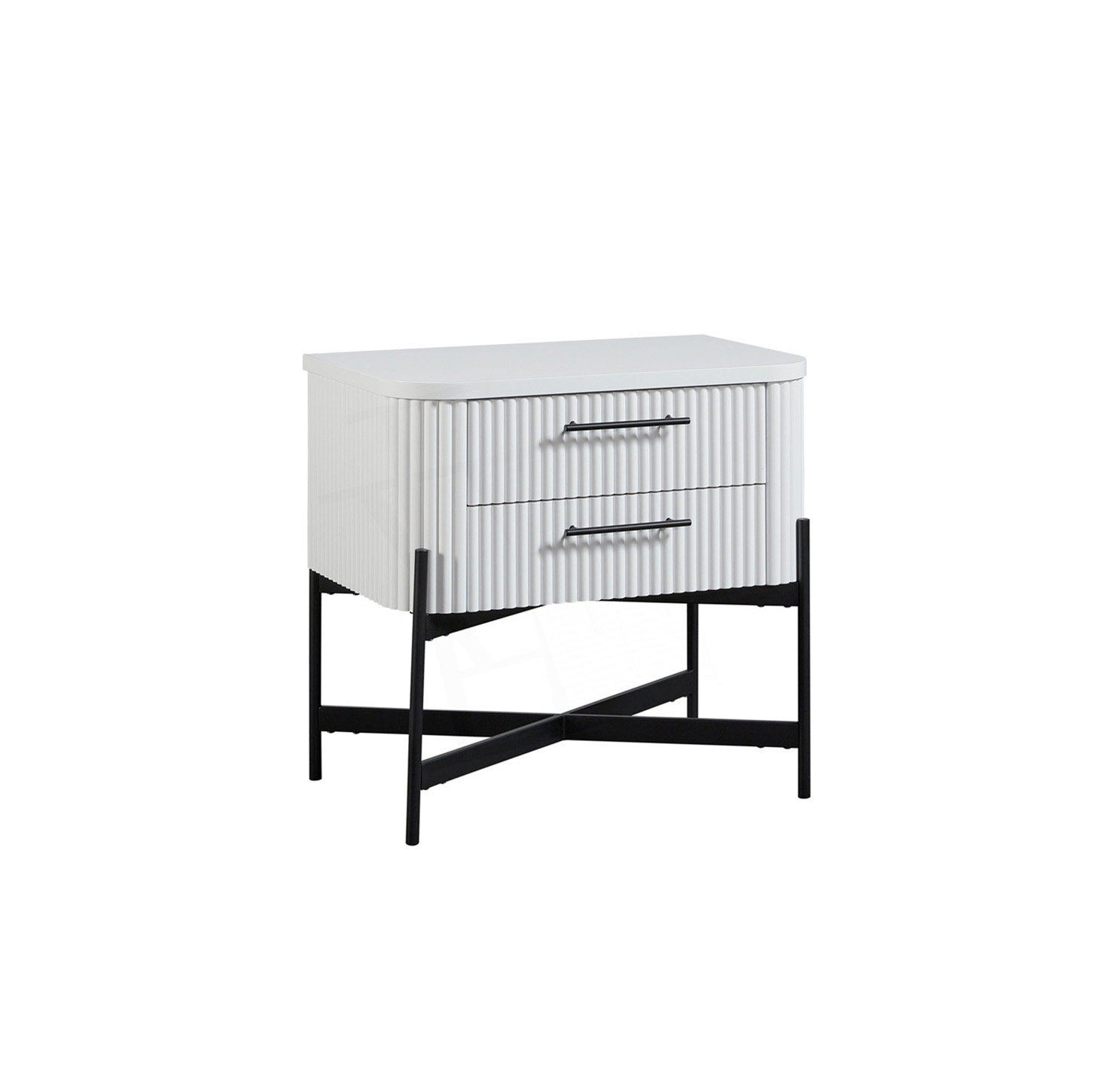 Latitude Run® Nightstand With Felt Lined Top Drawer And Cedar Lined ...