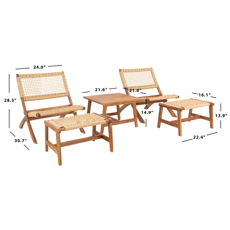 Joss & Main Armida 4 - Person Outdoor Seating Group | Wayfair