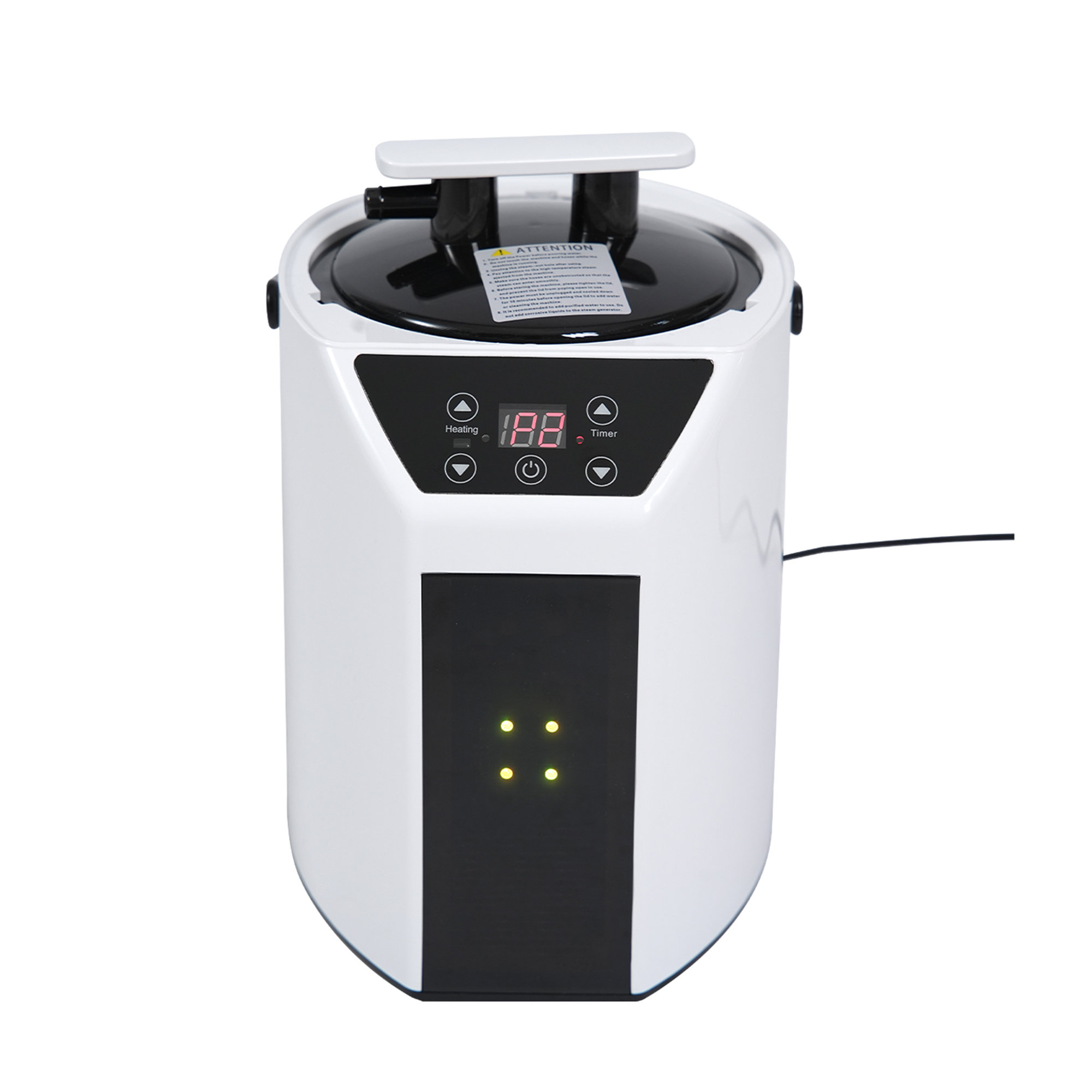 Ikkle Sauna Steamer Portable Pot, 3L Stainless Steel Steam Generator ...