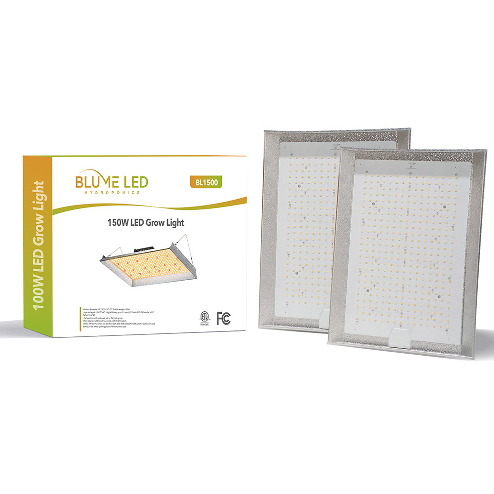 BLUME LED HYDROPONICS Blume 150-Watt full spectrum led Grow Light with ...