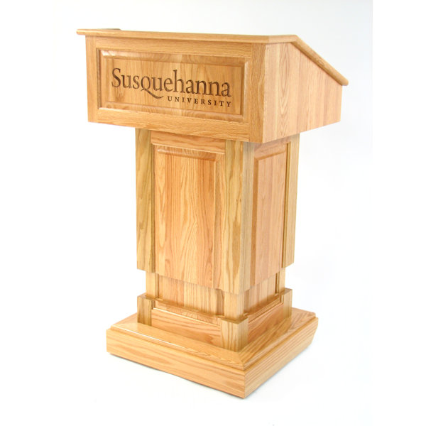 Executive Wood Counselor Flat or Angled Tabletop Lectern | Wayfair