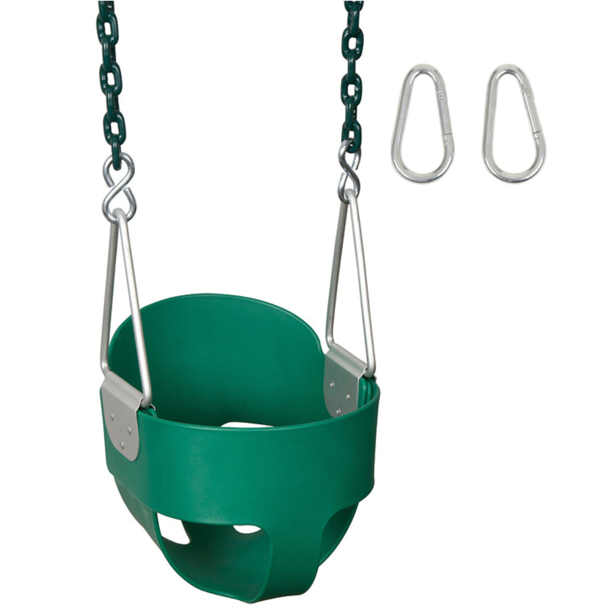 Swing Set Stuff Highback Full Bucket Swing Seat with 8.5 Ft. Coated ...