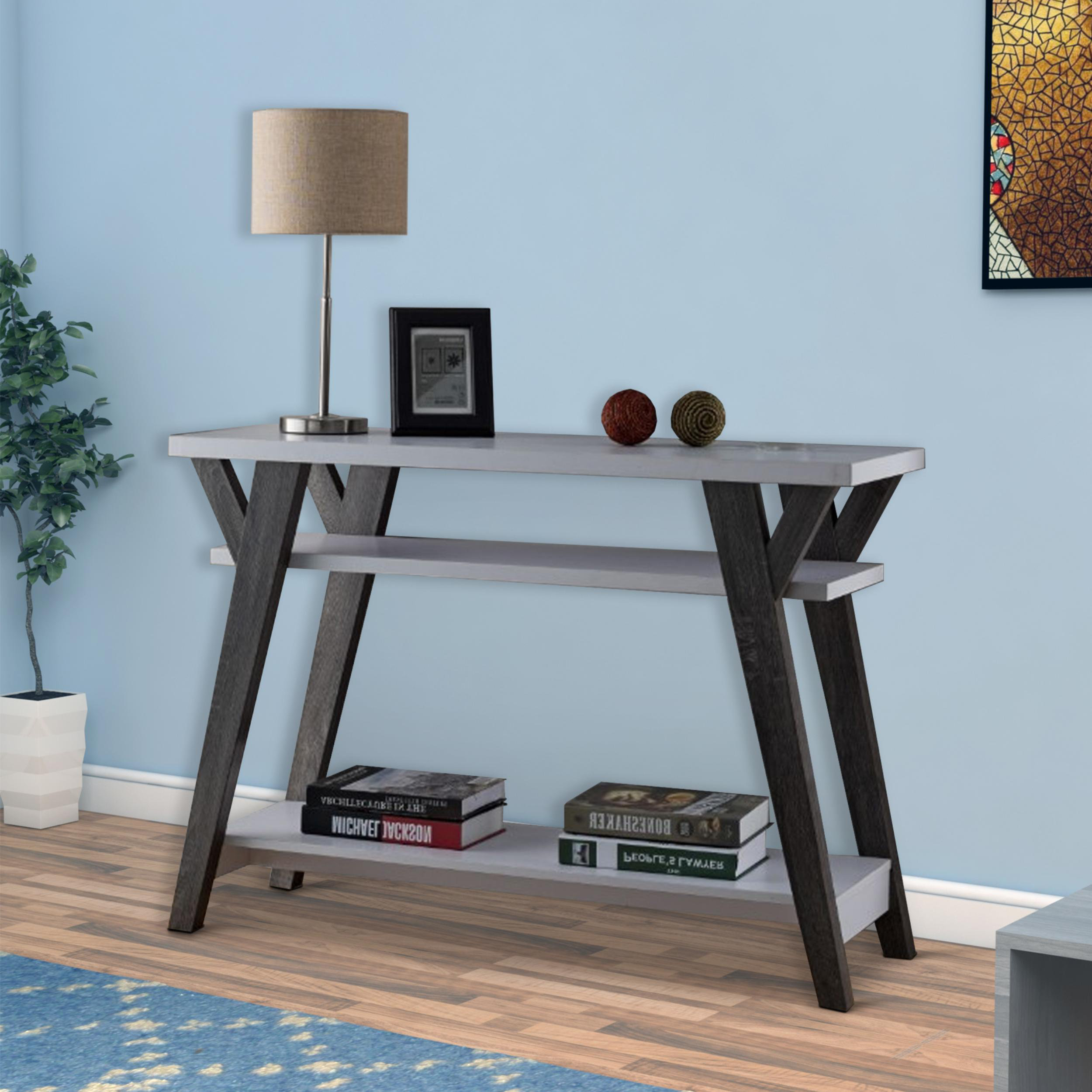 Wrought Studio™ Bainville Wooden Console Table & Reviews | Wayfair
