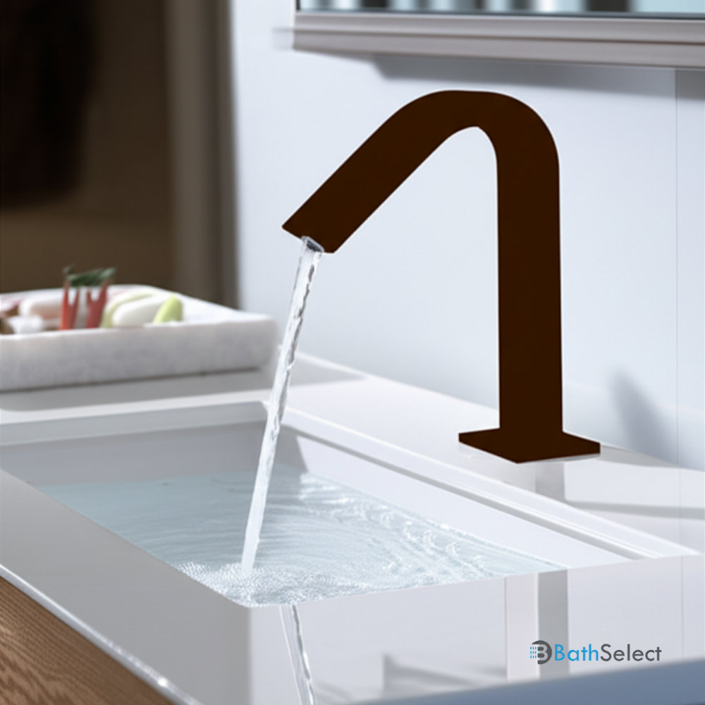 BathSelect Deauville Light Oil Rubbed Bronze Motion Touchless Faucet ...