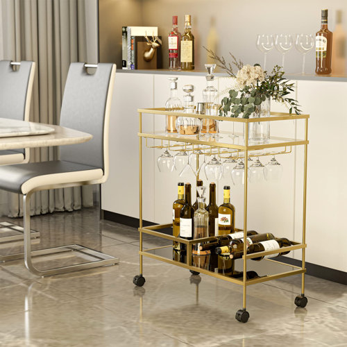 Glam Bar Carts You'll Love | Wayfair