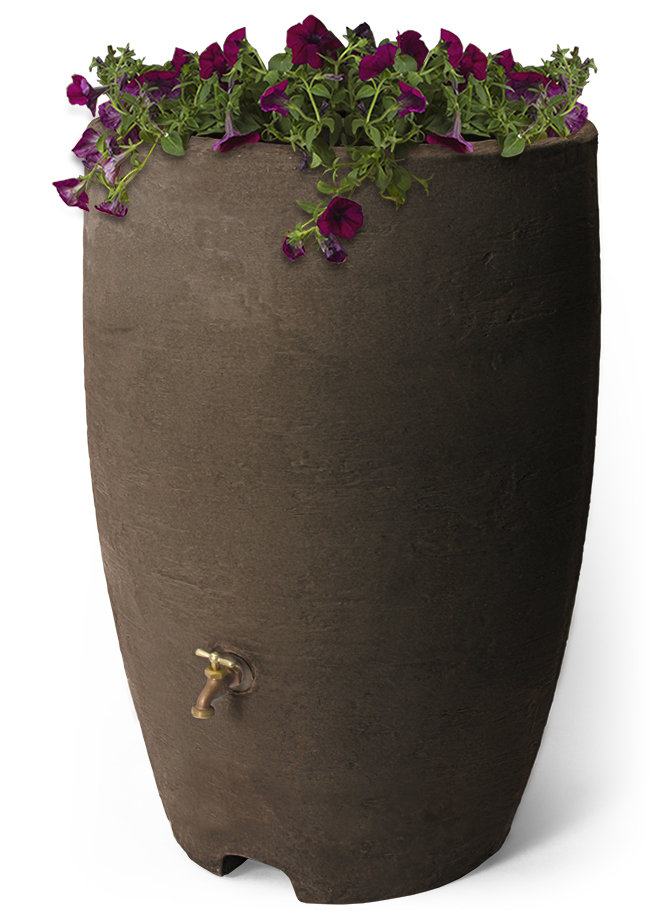 Algreen Athena Plastic Rain Water Collection Drum Barrel & Reviews ...