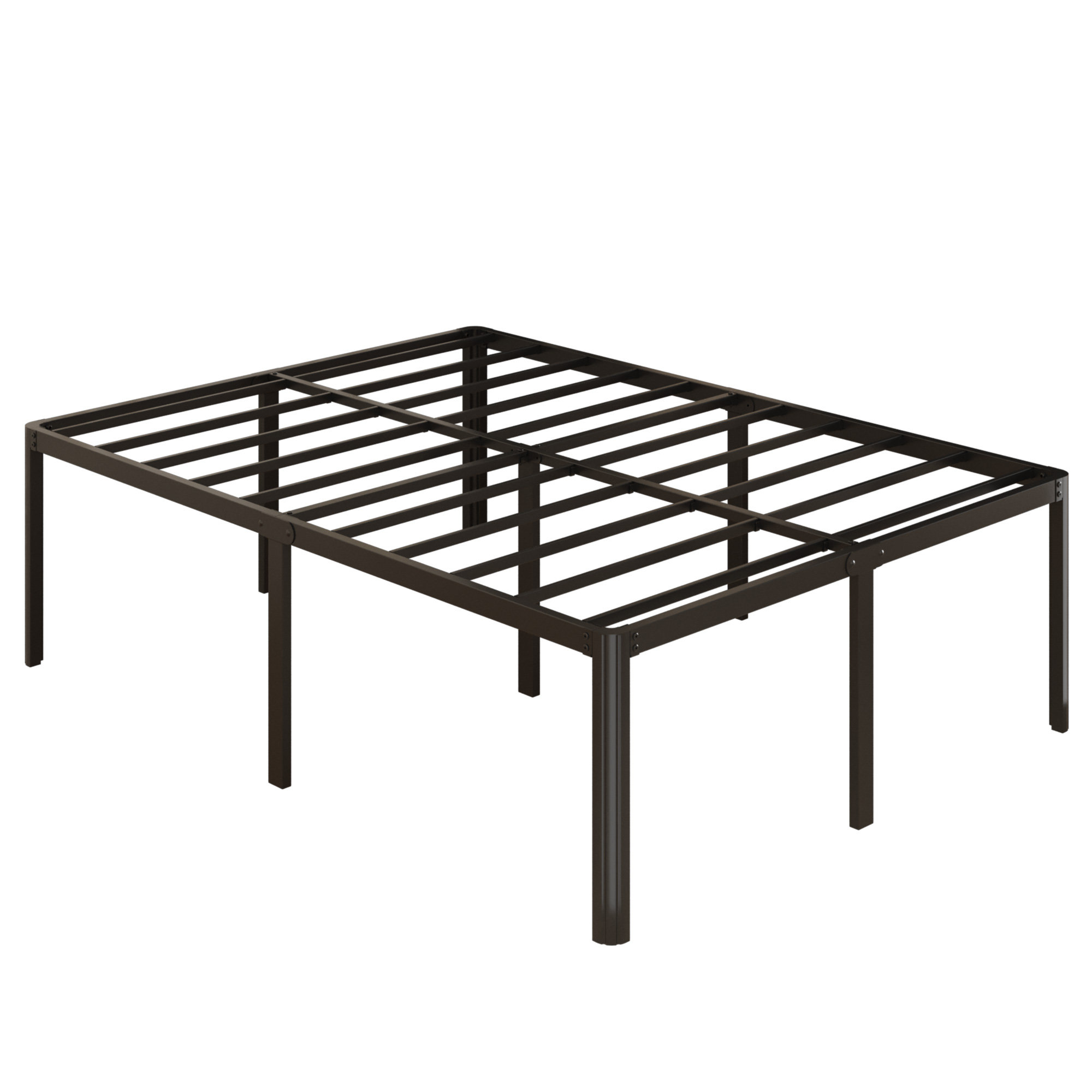 Ebern Designs 22 Inch Bed Frame with Rounded Corner Legs & Reviews ...