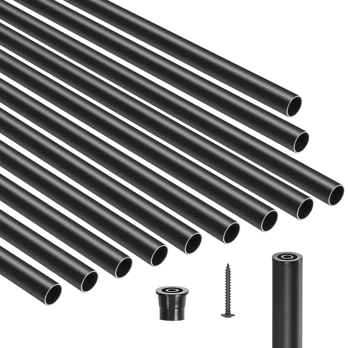 Stellweilan Tessberg Metal Staircase Balusters 51 Pack 36 In Aluminum ...
