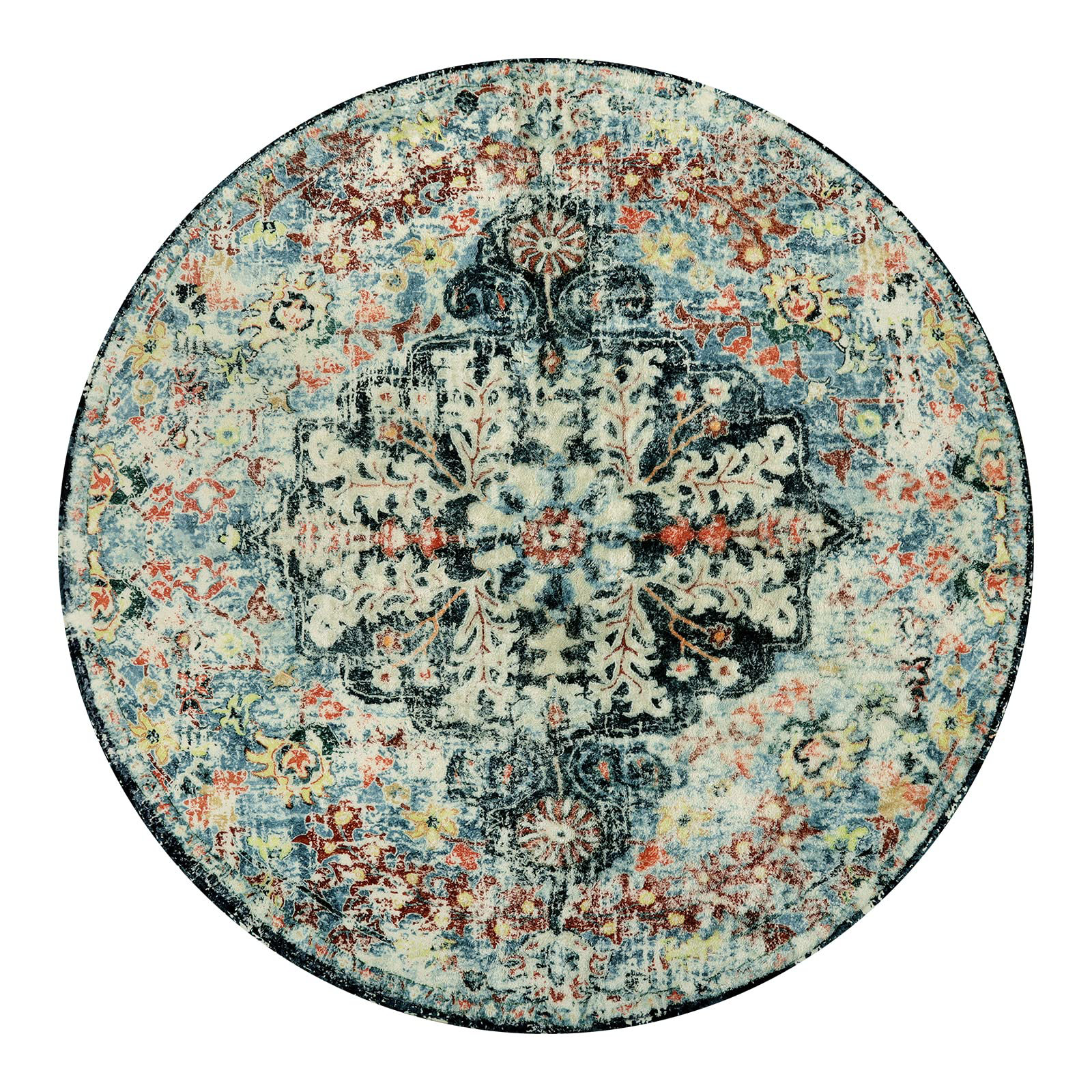 Bungalow Rose Round Medet Round 4' Area Rug | Wayfair
