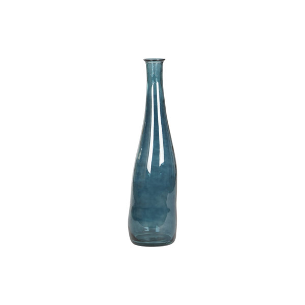 Metro Lane Azerion Glass Floor Vase | Wayfair.co.uk