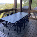Wildon Home® Basima Rectangular Extendable Outdoor Dining Set & Reviews ...