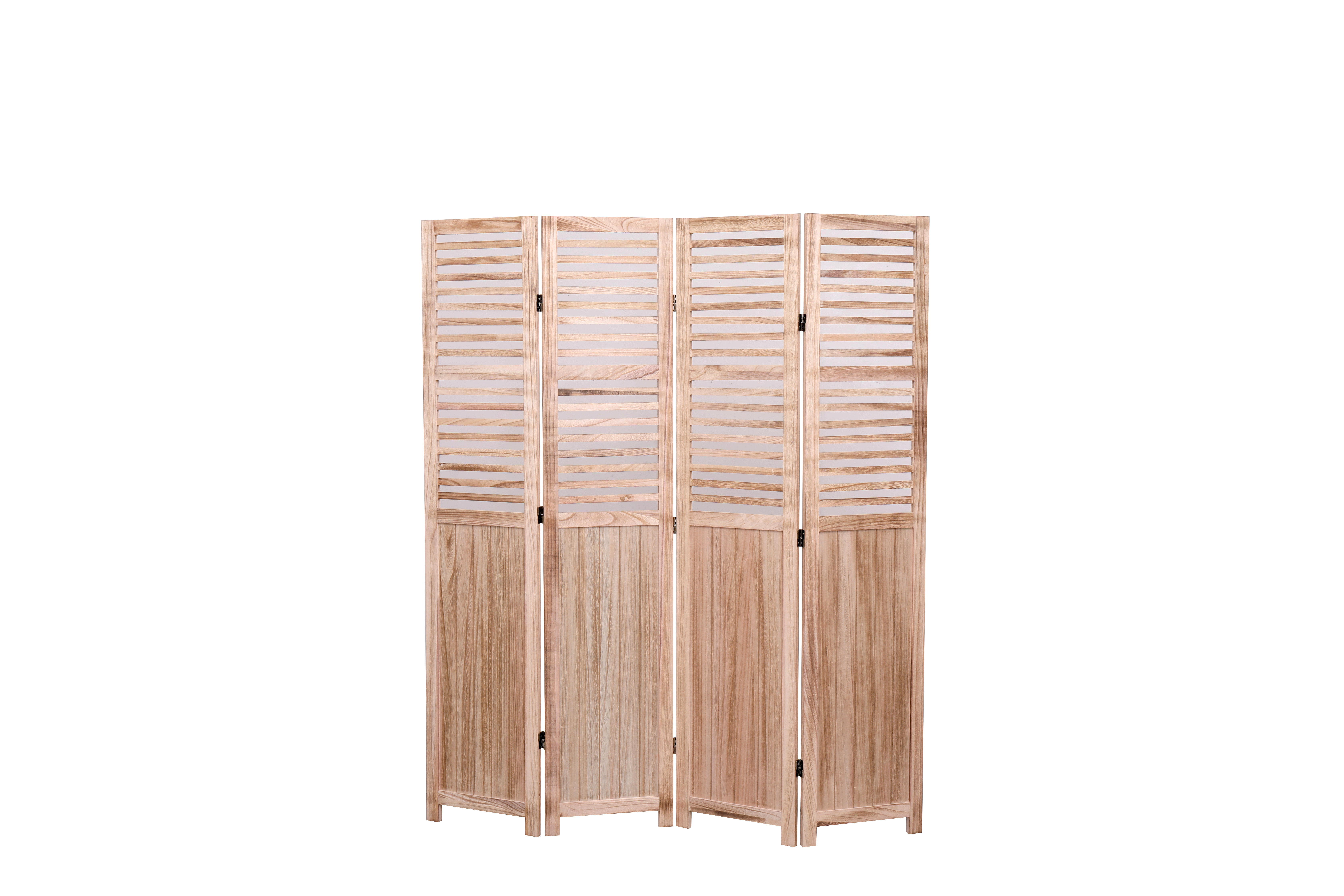 SHANRUGUOJI Folding Room Divider Panel Solid Wood Folding Room Divider, Natural | Wayfair