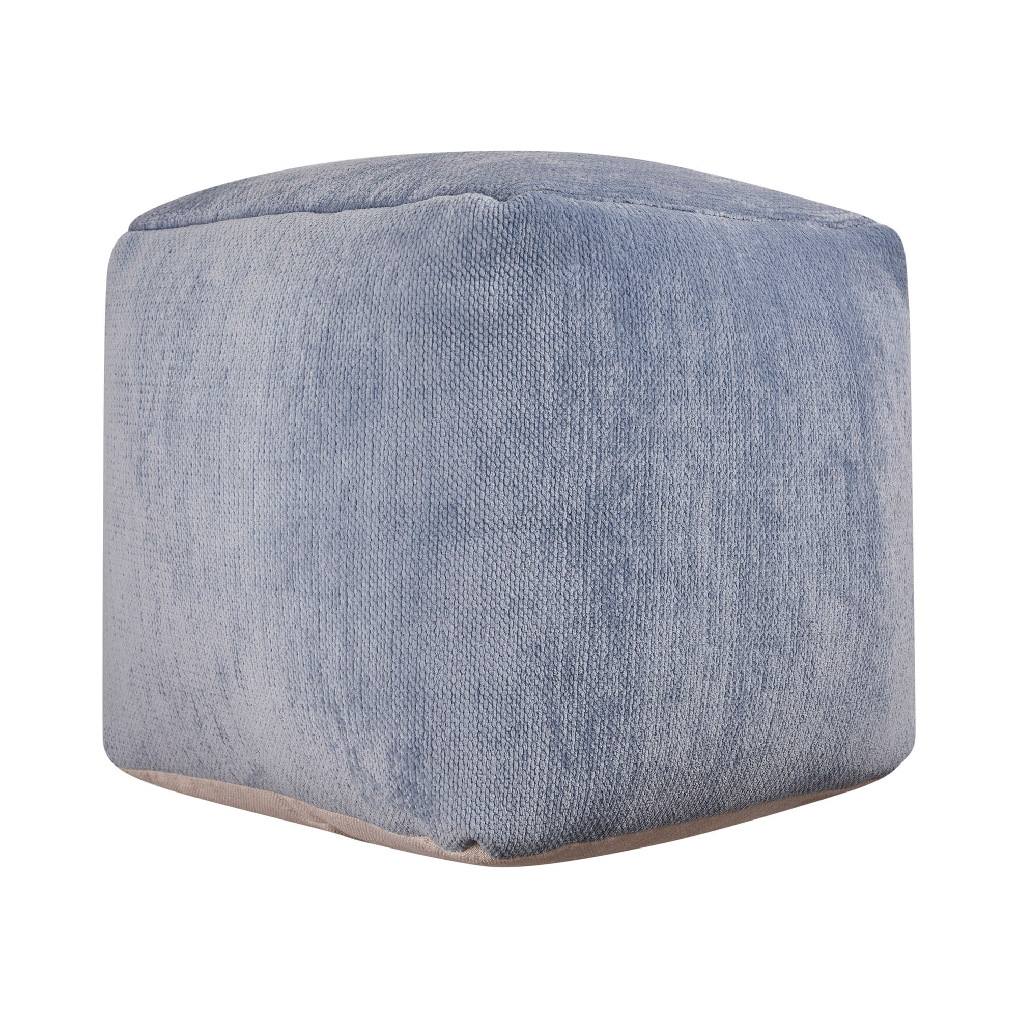 Kelly Clarkson Home Ines Modern Turkish Chenille Upholstered Pouf ...