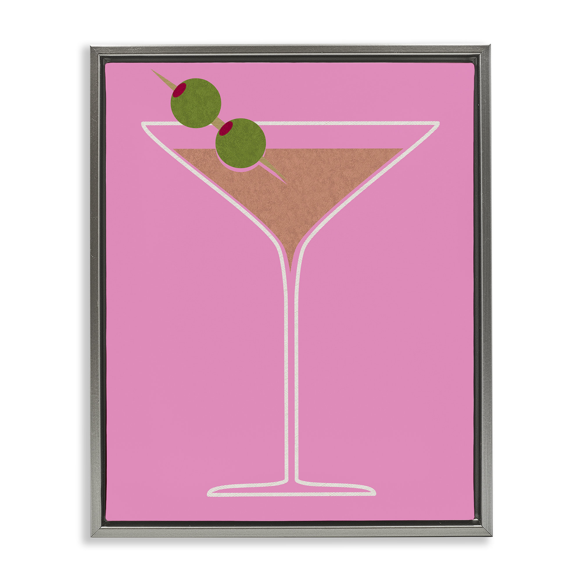 Lark Manor™ Dirty Martini on Framed Floater Canvas Wall Art by Daphne ...