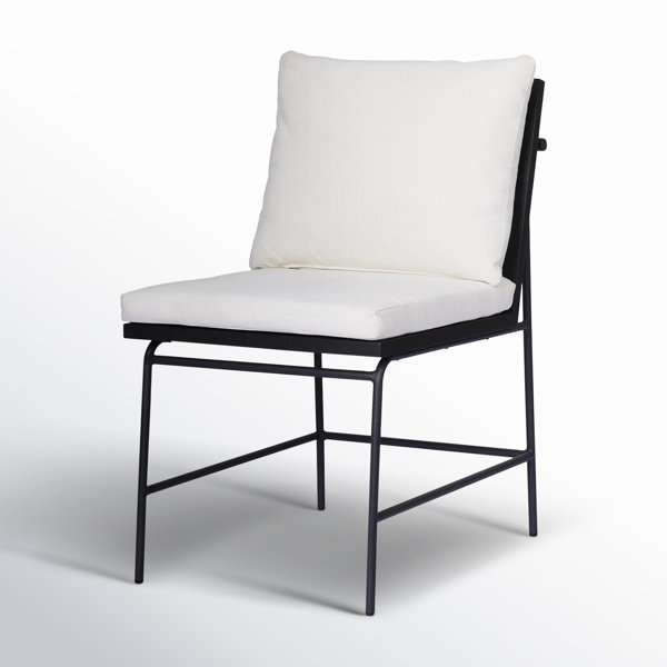 AllModern Nabi Outdoor Dining Side Chair with Cushion | Wayfair