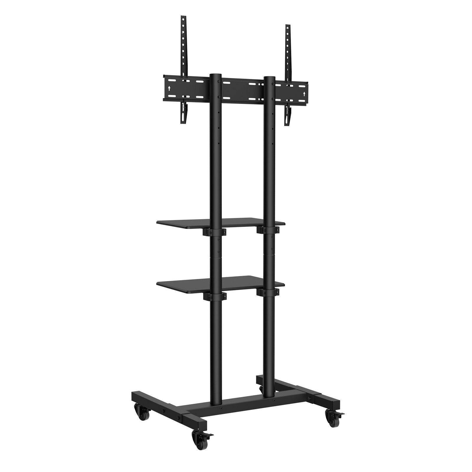 Rebrilliant Mobile TV Stand For 32-70 Inch Tvs, Height Adjustable ...