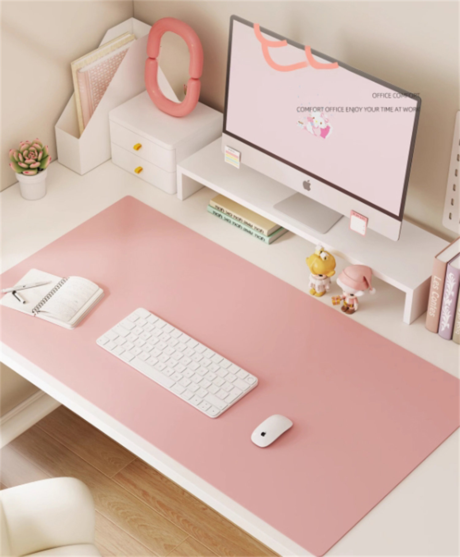 Inbox Zero Marqueese Leather / Faux Leather Desk Pad | Wayfair