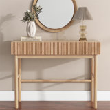 Natural Console Tables You'll Love | Wayfair