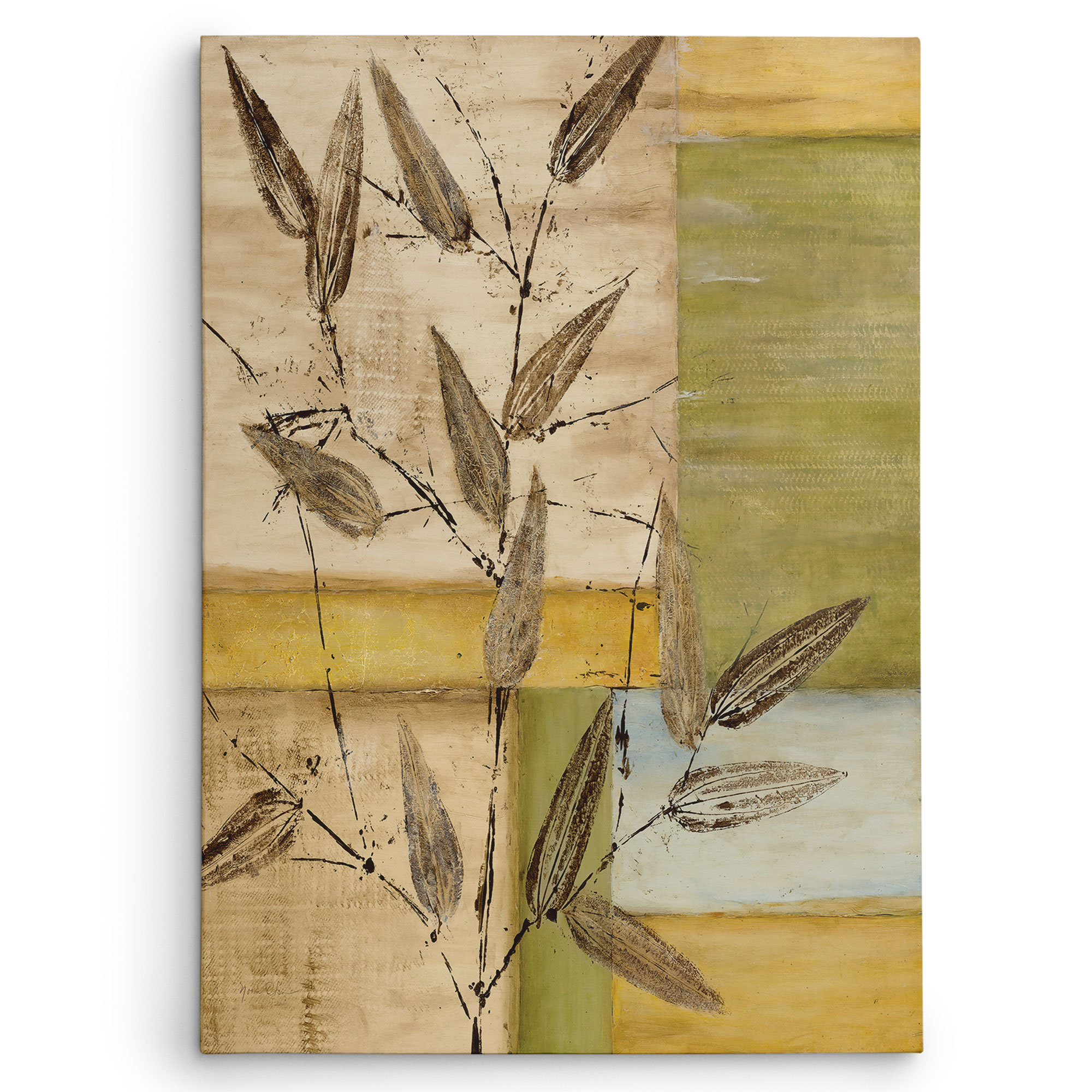 Wexford Home 'Urban Garden I' by Norm Olson Painting Print on Wrapped ...