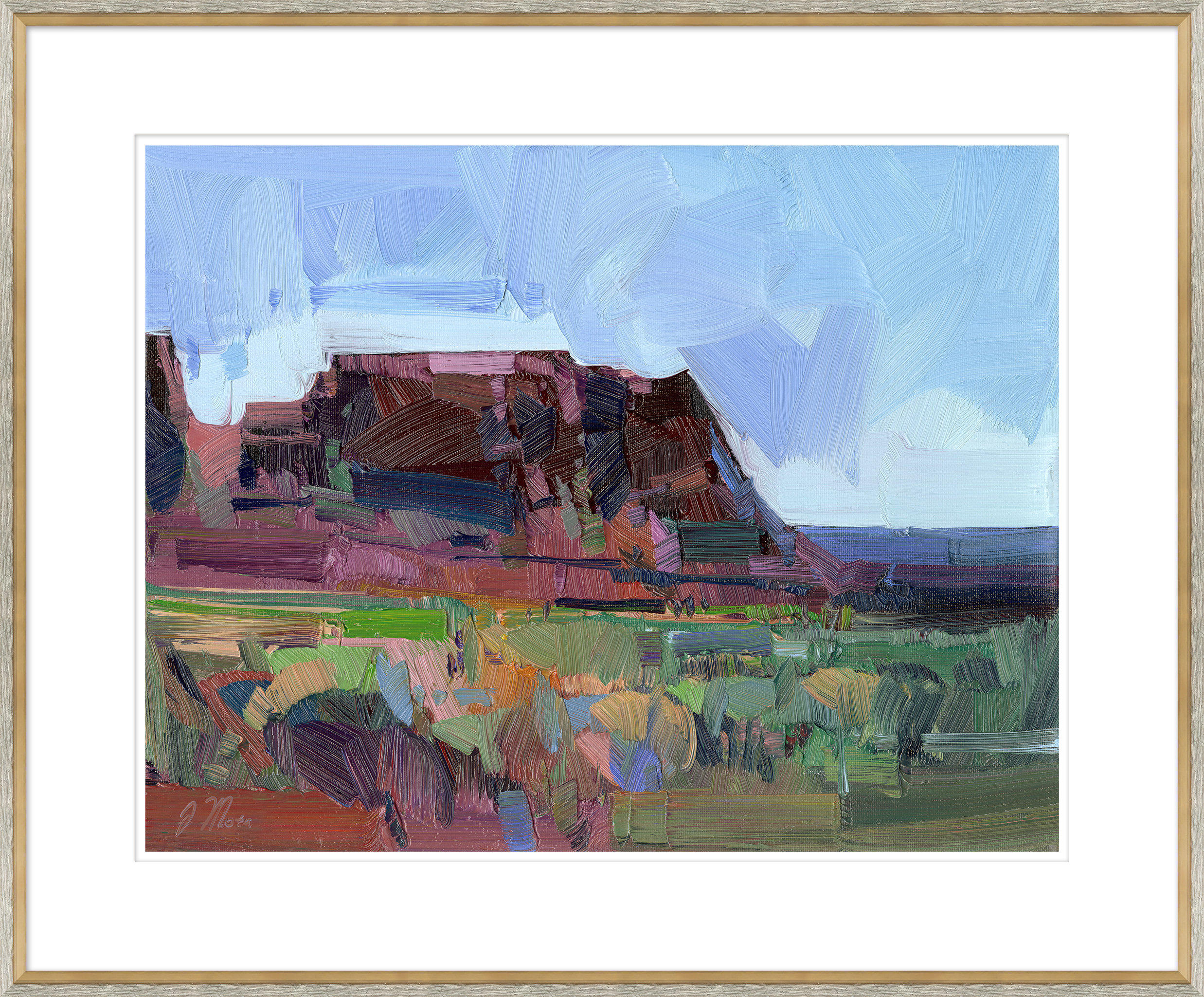 Soicher Marin Desert Landscape by Joseph Mota - Picture Frame Painting ...