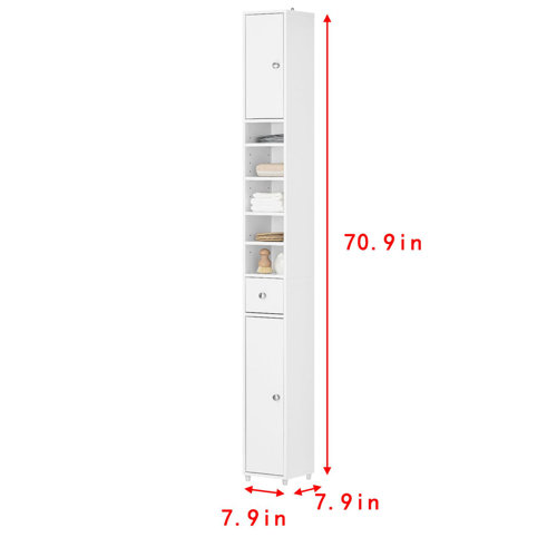 Latitude Run® Jymon Freestanding Linen Cabinet | Wayfair