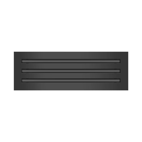 Texas Buildmart BUILDMART - 18x6 Black Modern AC Vent Cover - Standard ...