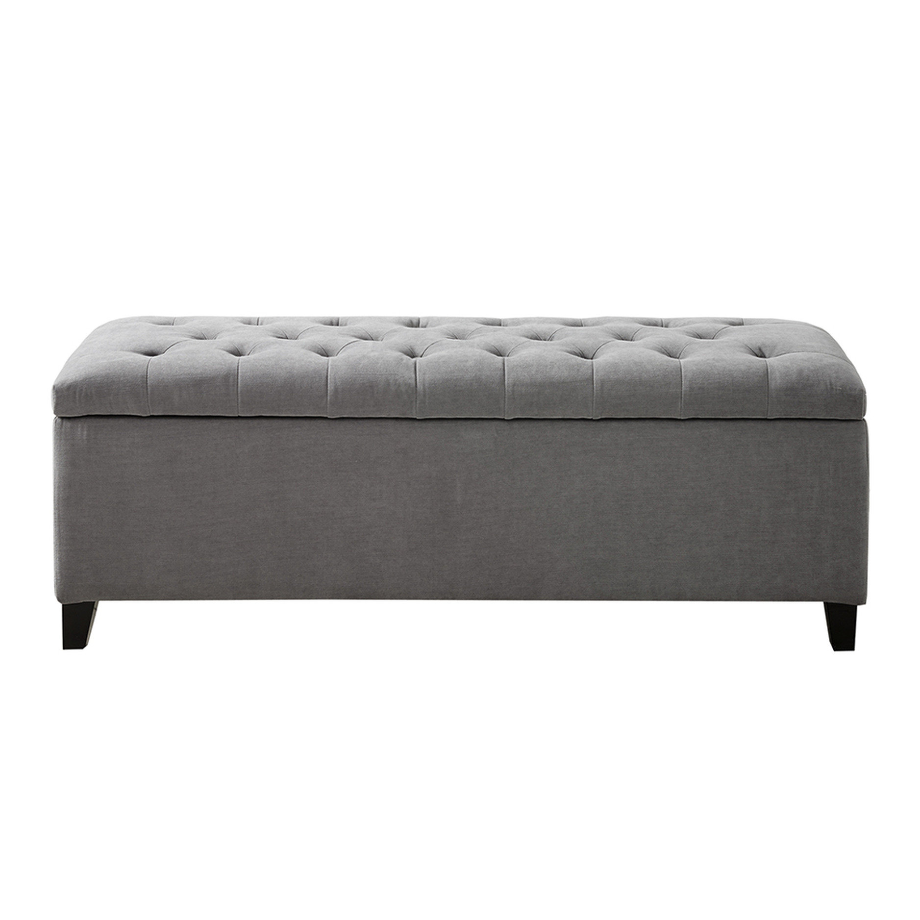 Wildon Home® Grey Interior Storage Bench With Soft Close Feature And ...