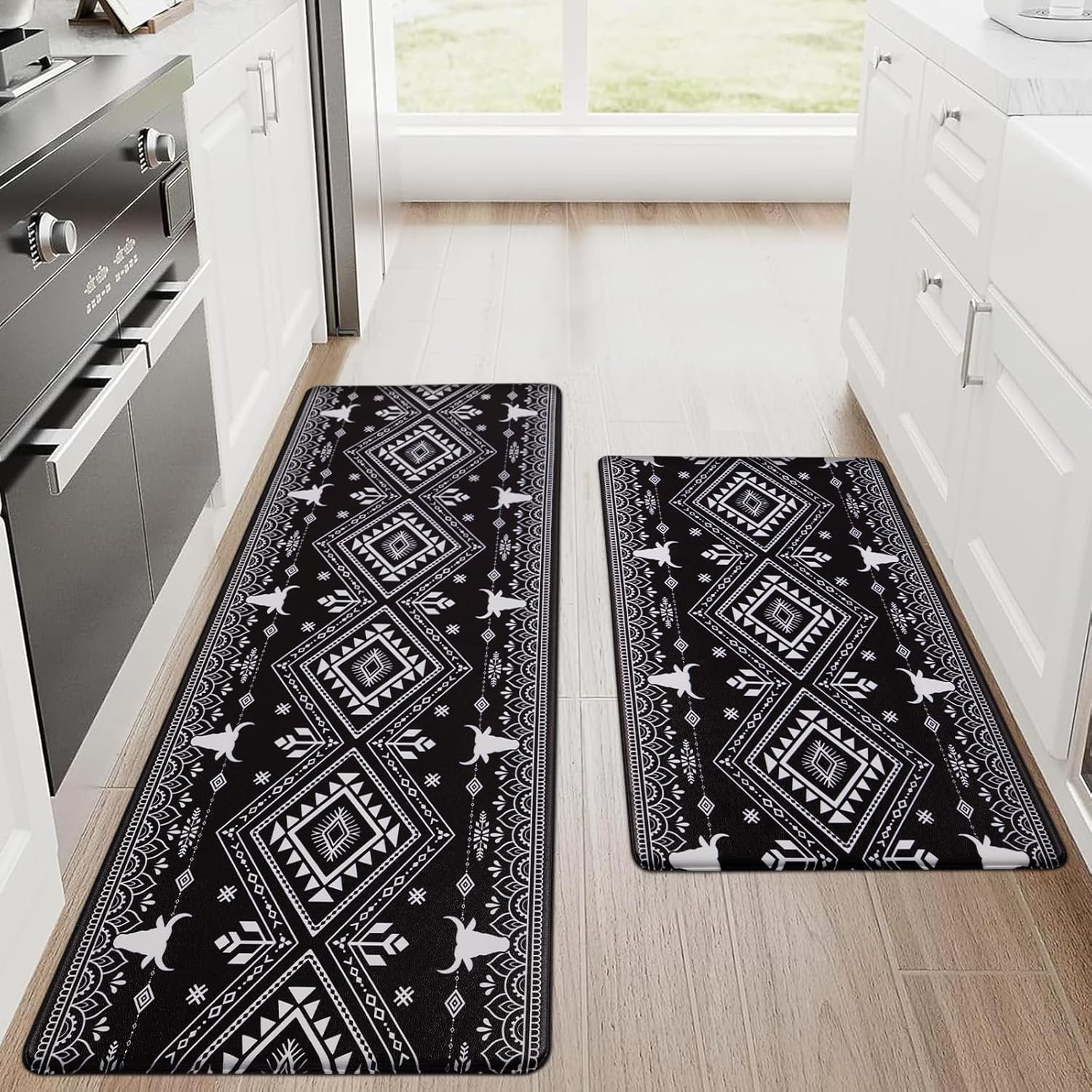 Foundry Select 2Pcs Kitchen Mats For Floor Kitchen Rugs - Wayfair Canada