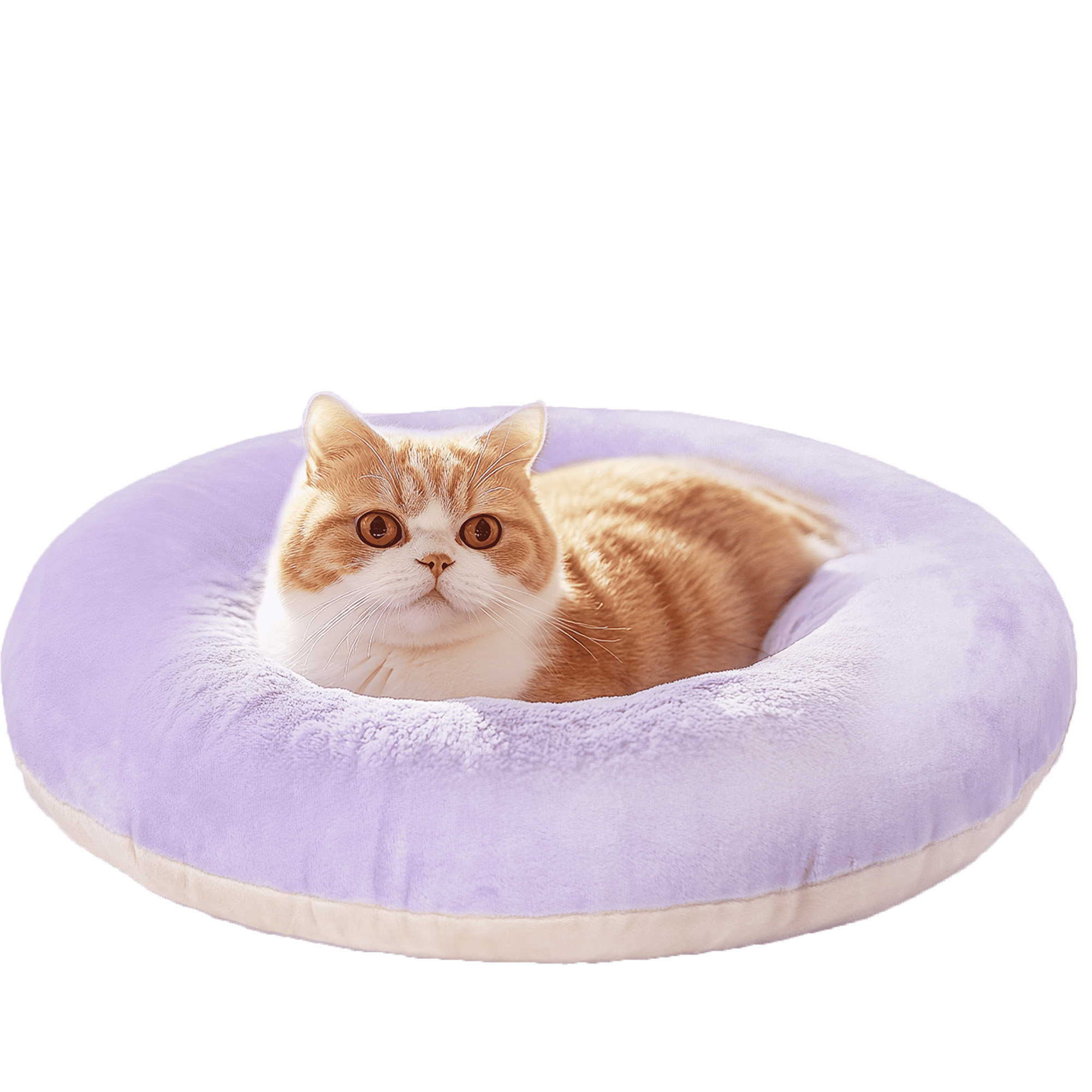 Archie & Oscar™ Donut-shaped Soft And Cozy Calming Small Pet Bed | Wayfair