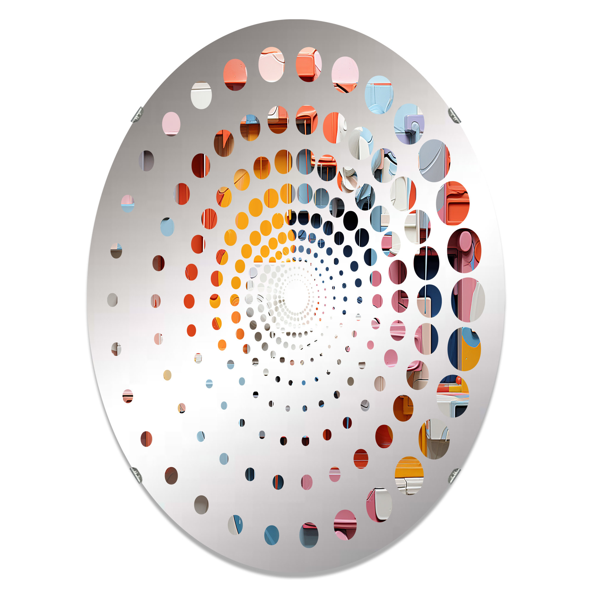 Design Art Minimalism School Of Simplicity - Spiral Dot Decorative ...