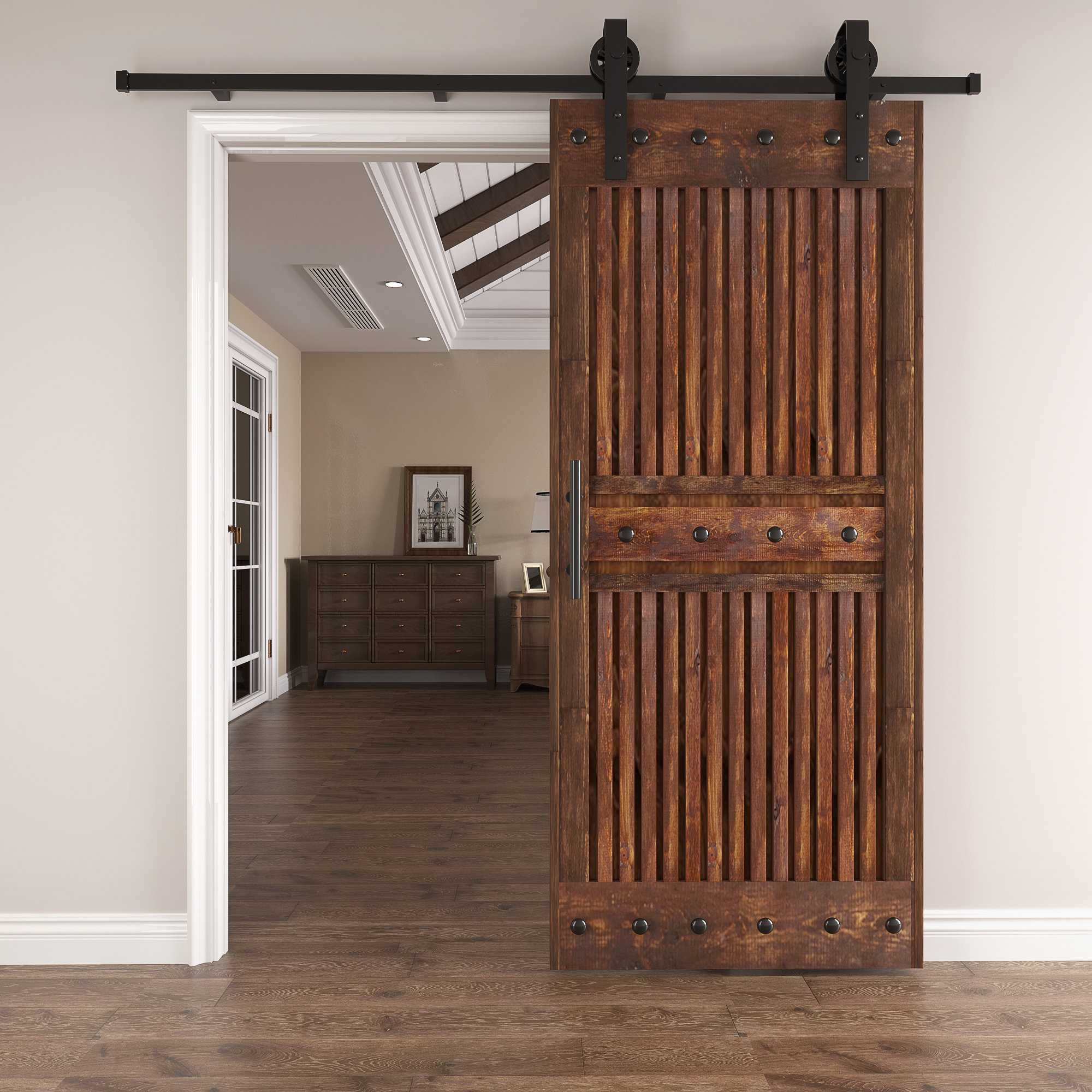 Coast Sequoia Wood Barn Door without Installation Hardware Kit | Wayfair