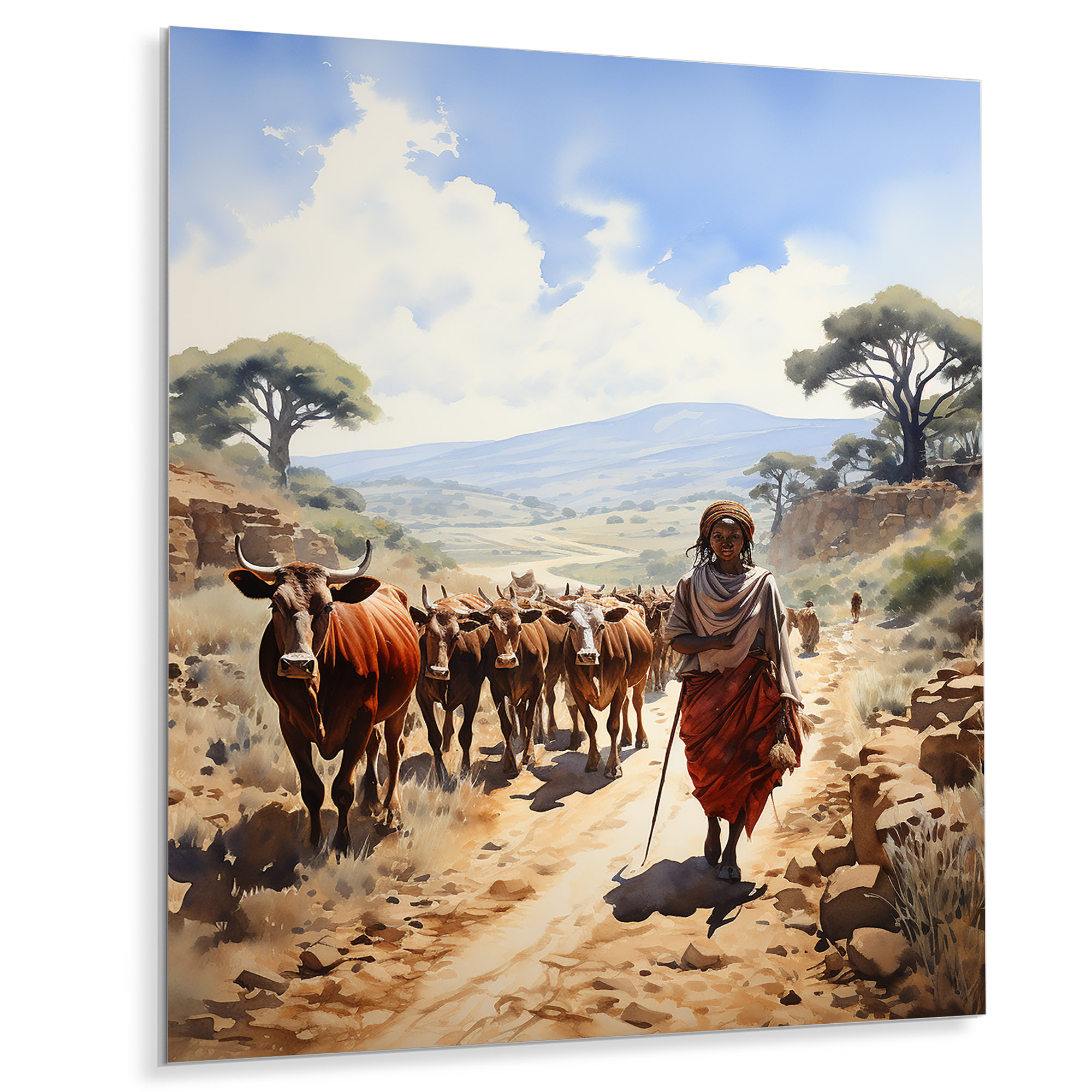 Millwood Pines African Tribes Himba Nomadic I On Metal Print | Wayfair