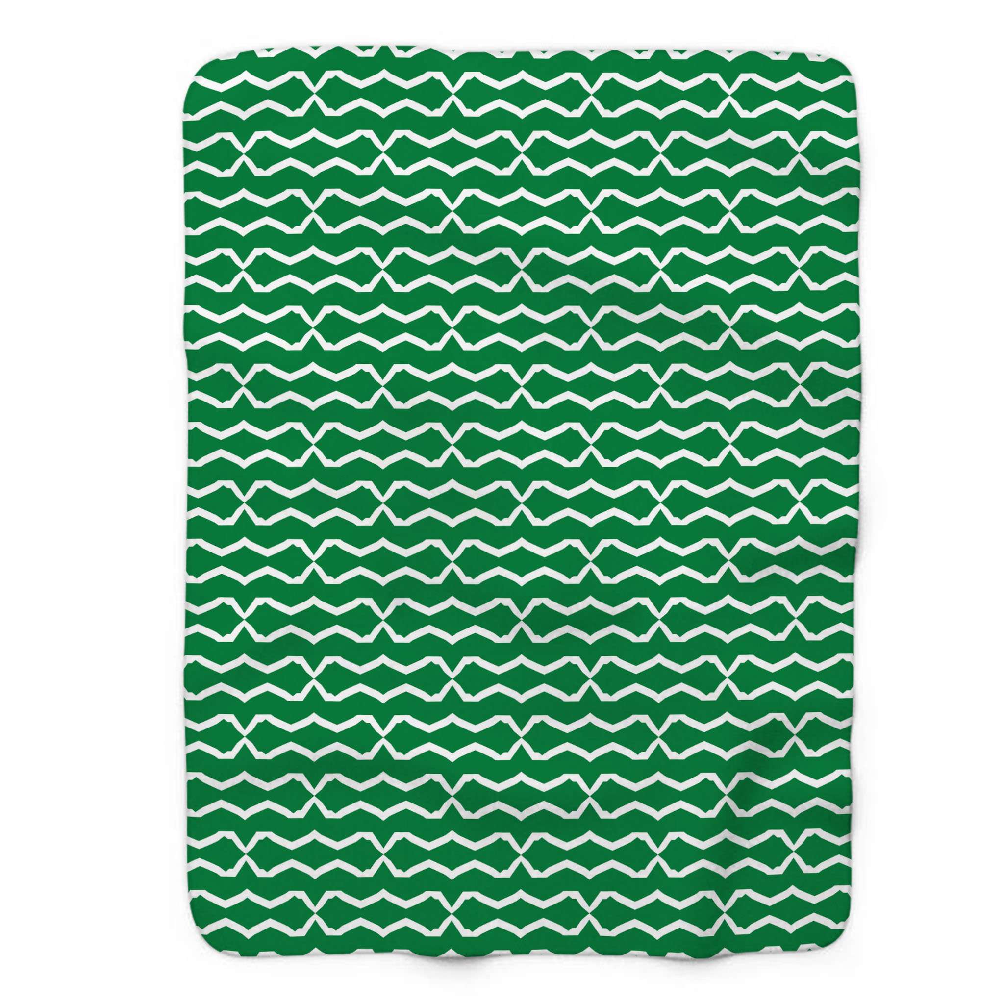 MentionedYou Green Matrix - 1 Piece Premium Sherpa Blanket 0188 | Wayfair