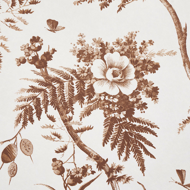 Schumacher x Jill Lasersohn Toile De La Prairie Wallpaper - Wayfair Canada