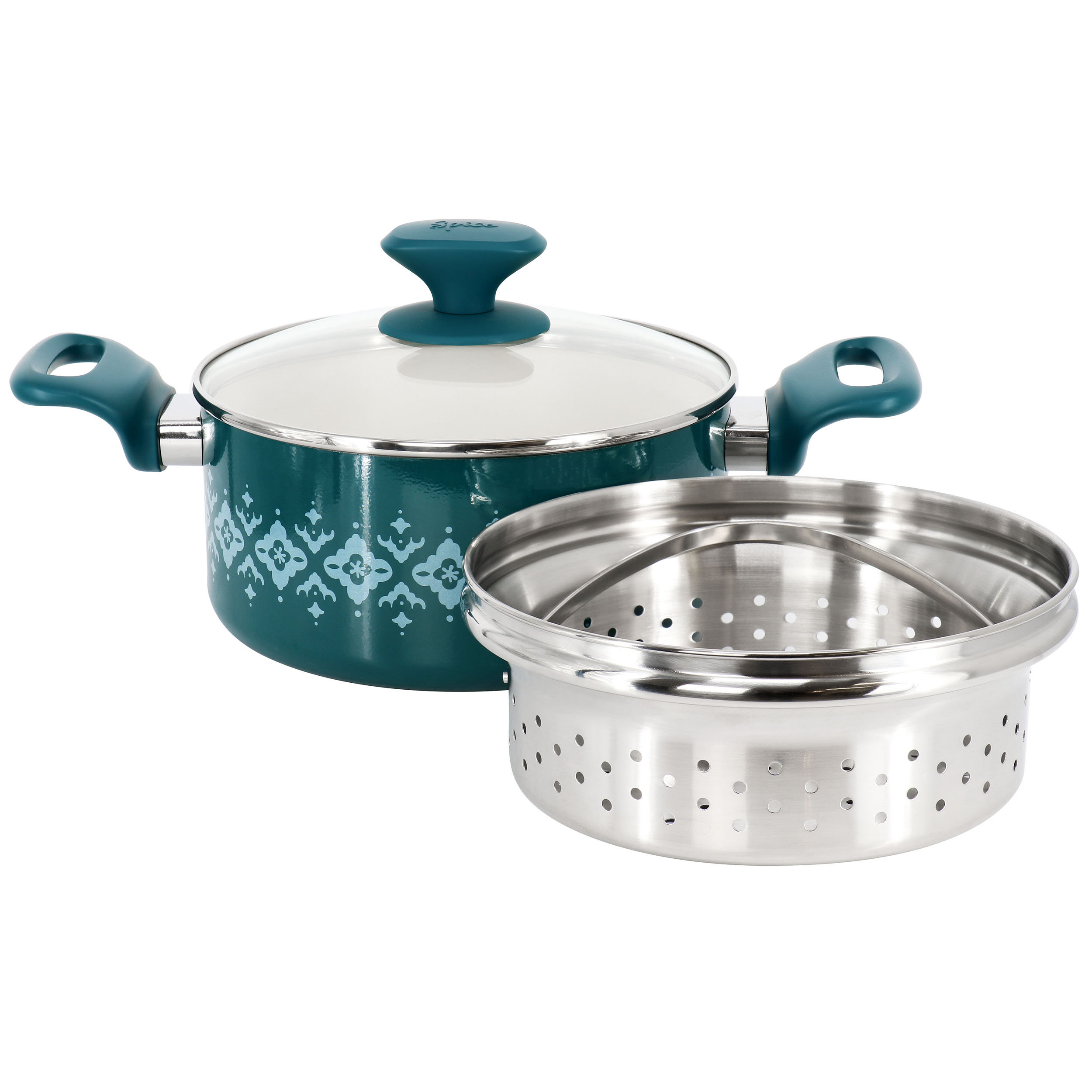 Spice By Tia Mowry Savory Saffron Ceramic Nonstick Aluminum Dutch Oven ...
