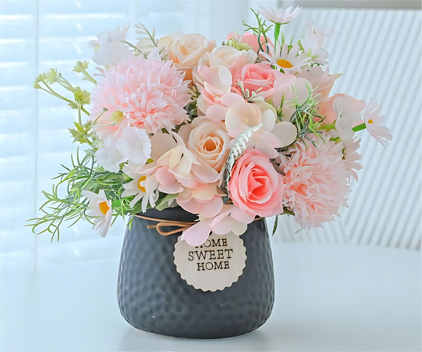 Padise Epoch Artificial Flower Decor - Floral Display For Desk, Dining ...