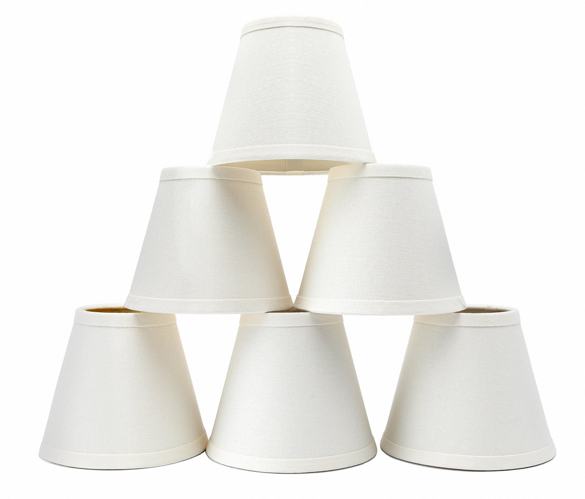 Rosdorf Park Small Lamp Shade Set Of 6 Chandelier Shades 3" X 6" X 5 ...