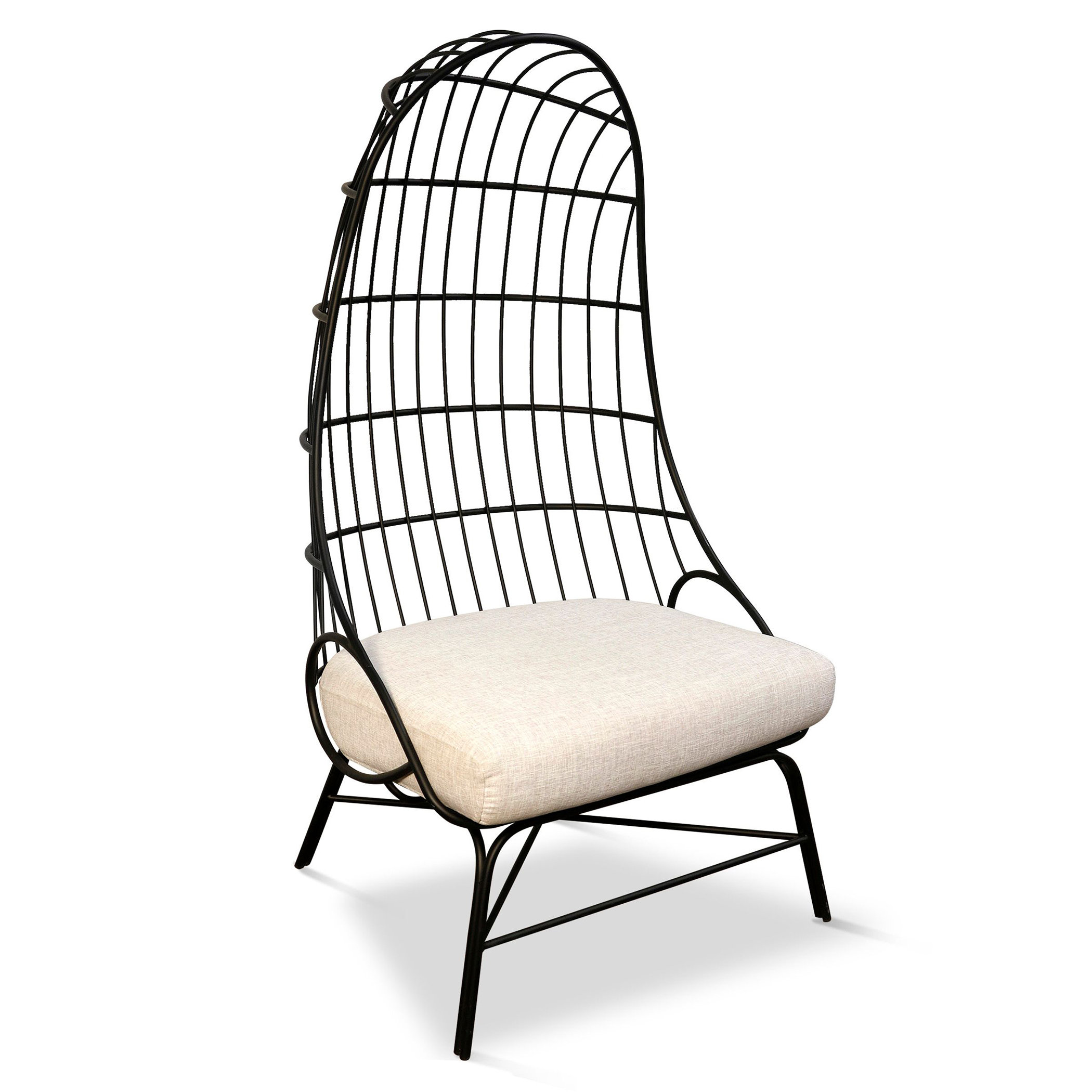 Dakota Fields Aynia 30" W Linen Balloon Chair - Wayfair Canada