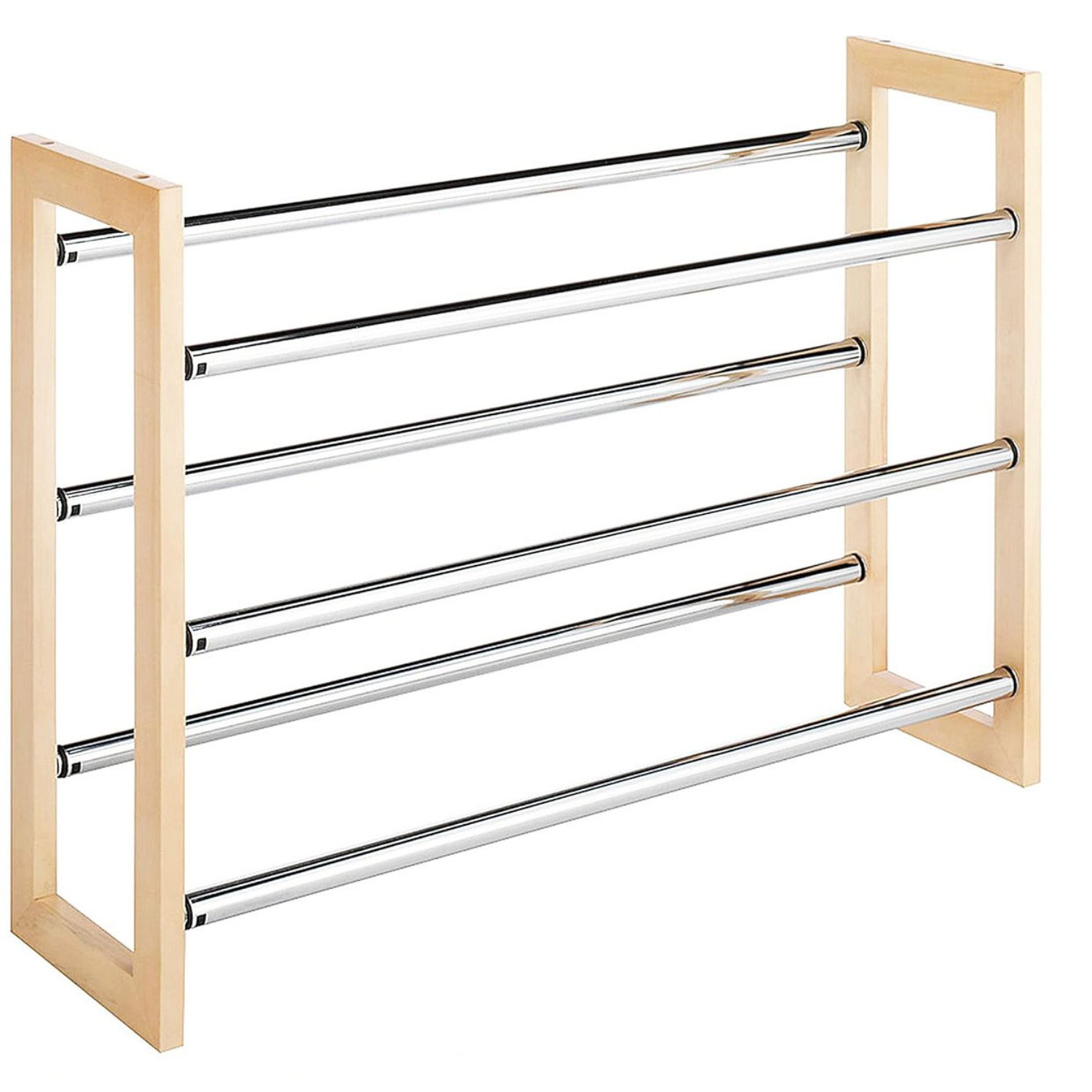 Rebrilliant 3 Tier Expandable Shoe Rack -Stackable | Wayfair