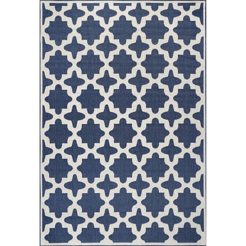 Andover Mills™ Heartwood Navy Indoor/Outdoor Rug & Reviews | Wayfair