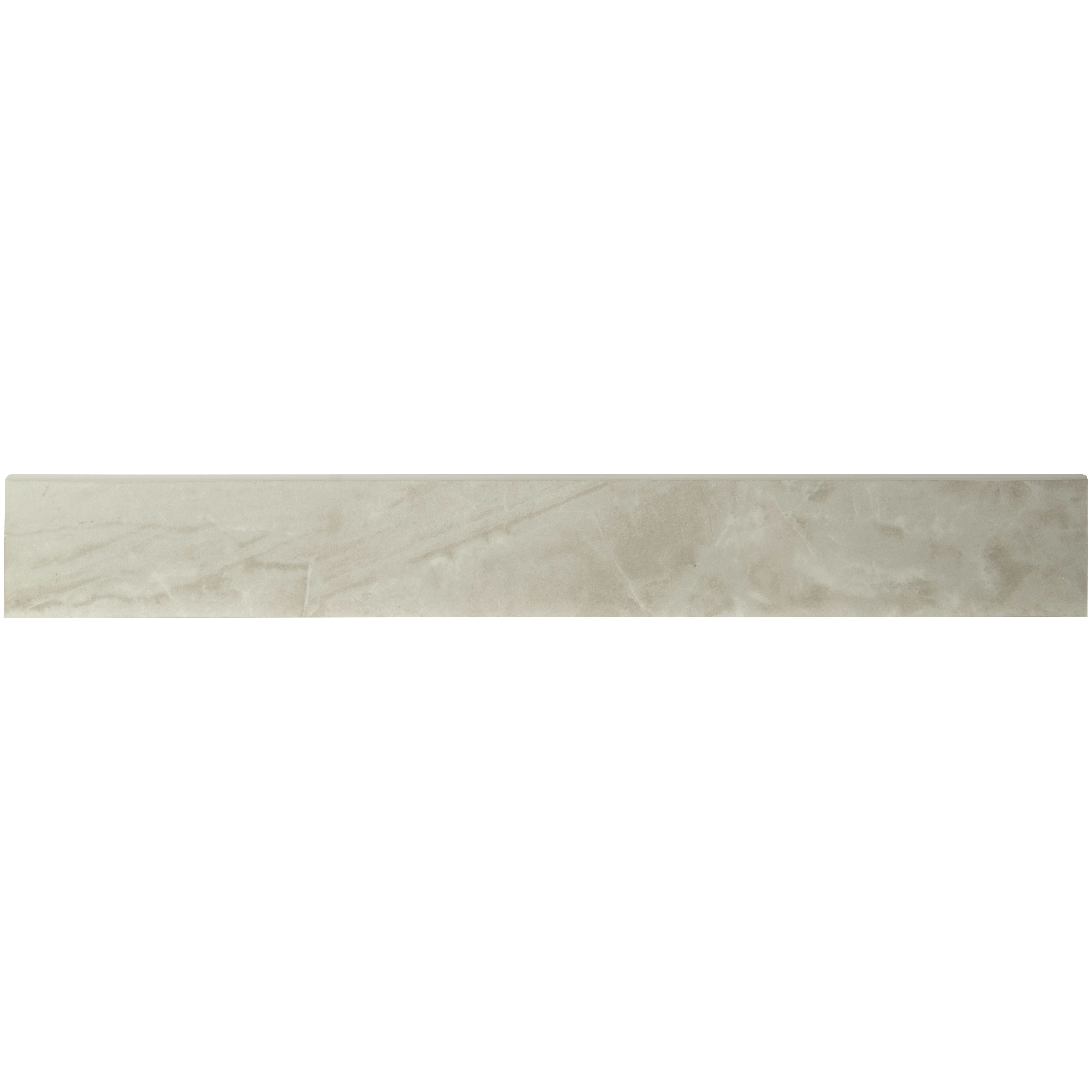 Ackland Chiara 3 in. x 24 in. Polished Porcelain Bullnose Tile Trim ...