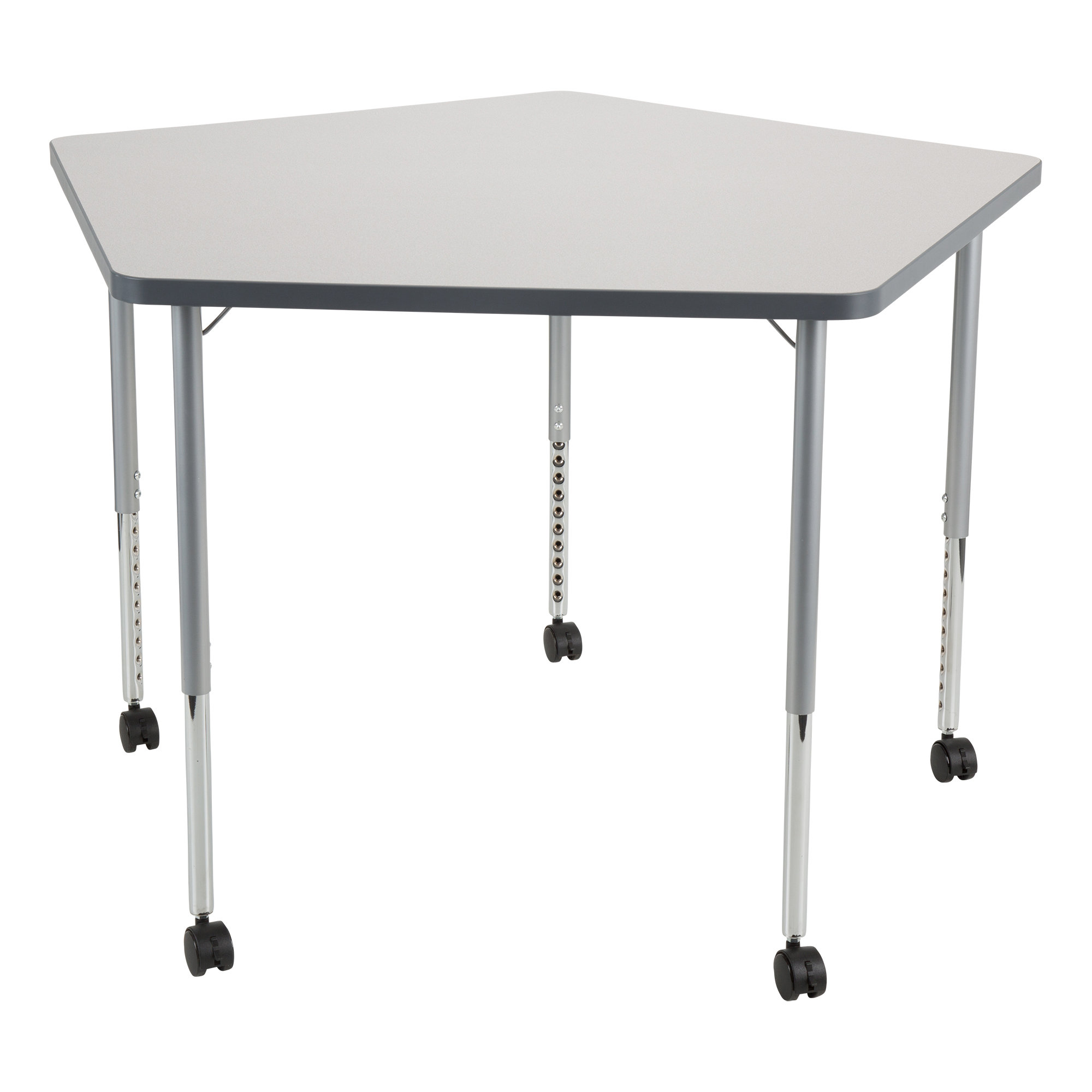 Learniture Structure Series Pentagon Adjustable Height Mobile ...