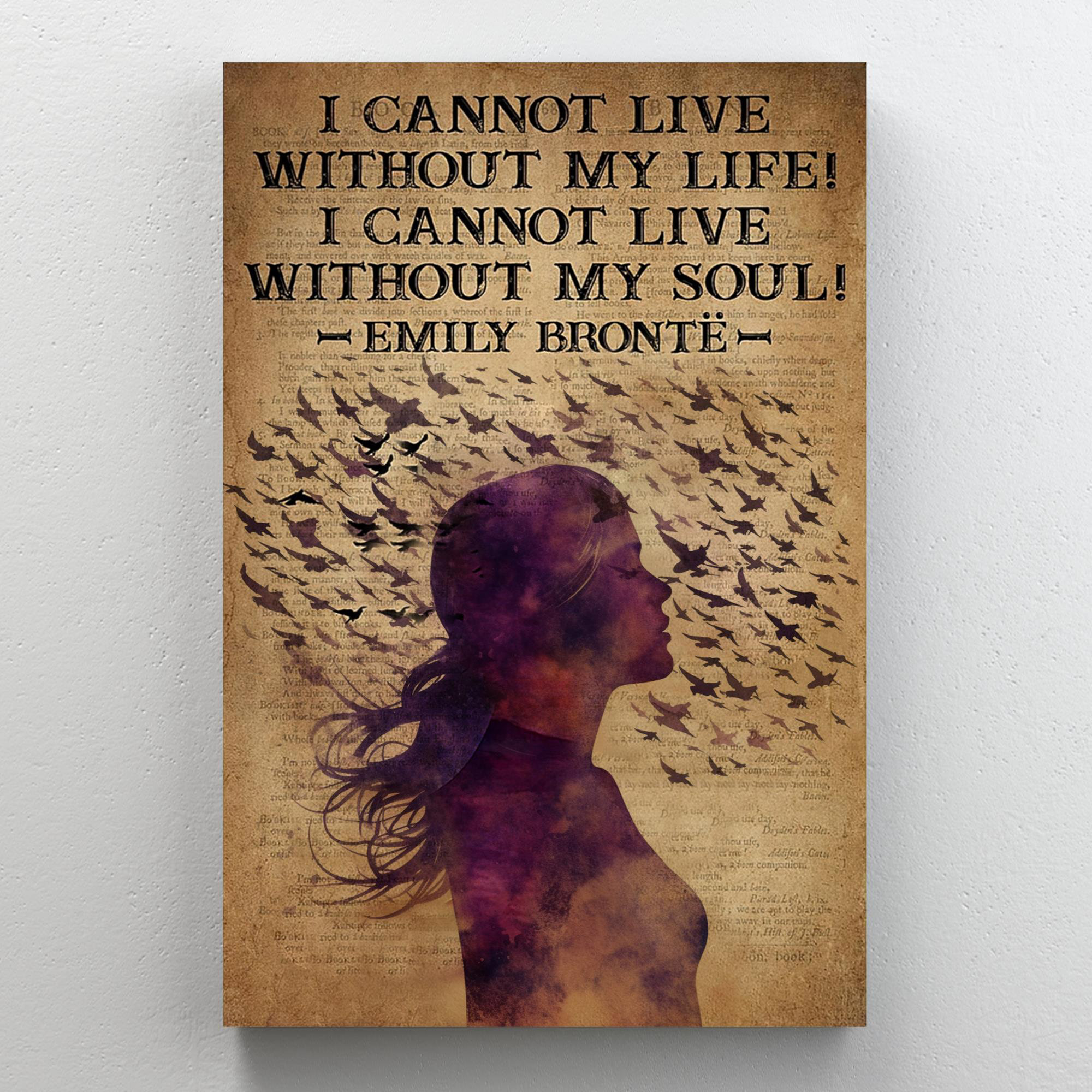 Trinx Hinatea I Cannot Live Without My Life On Canvas Graphic Art | Wayfair