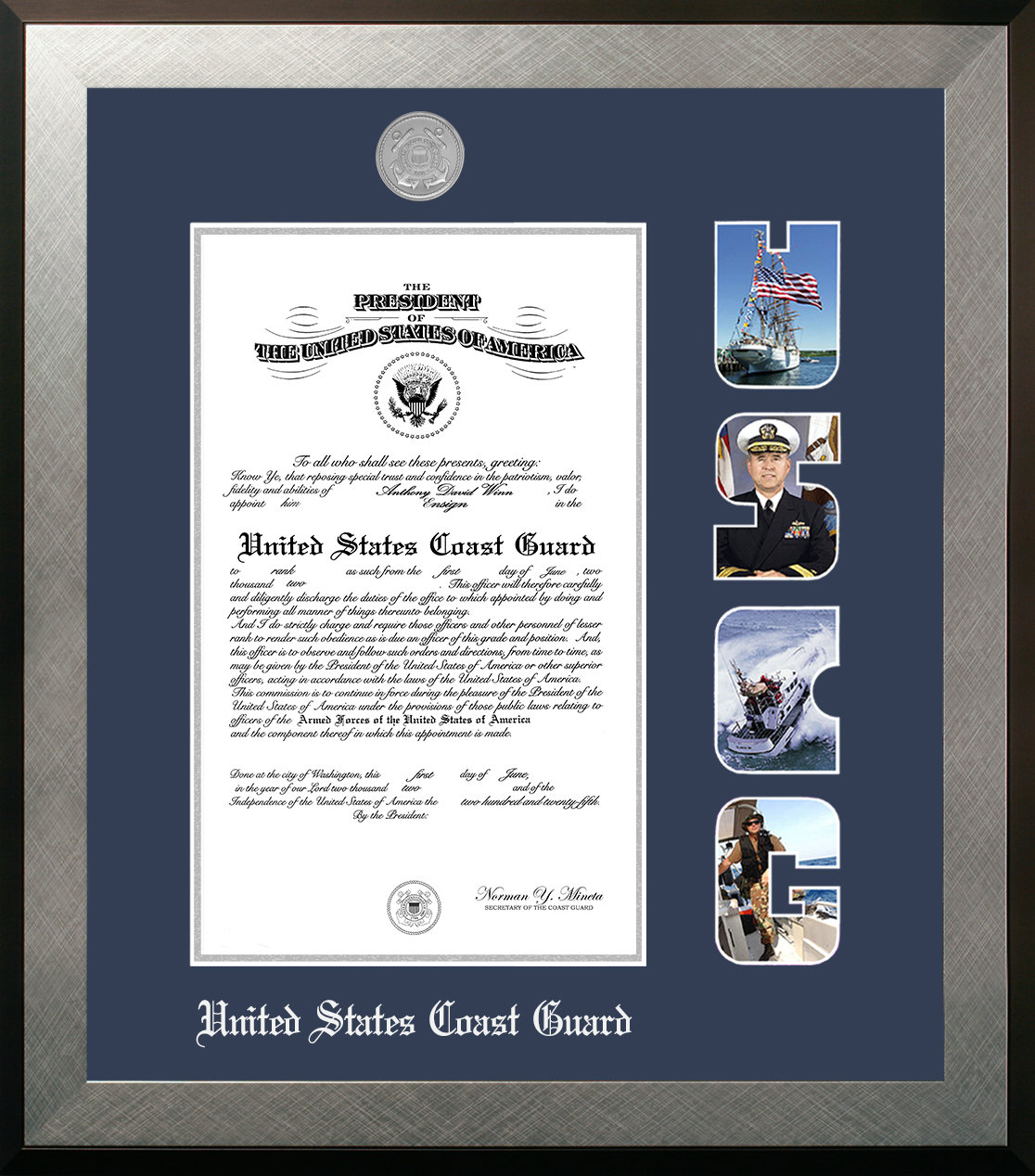 Patriot Frames Coast Guard Certificate Honours Picture Frame - Wayfair ...