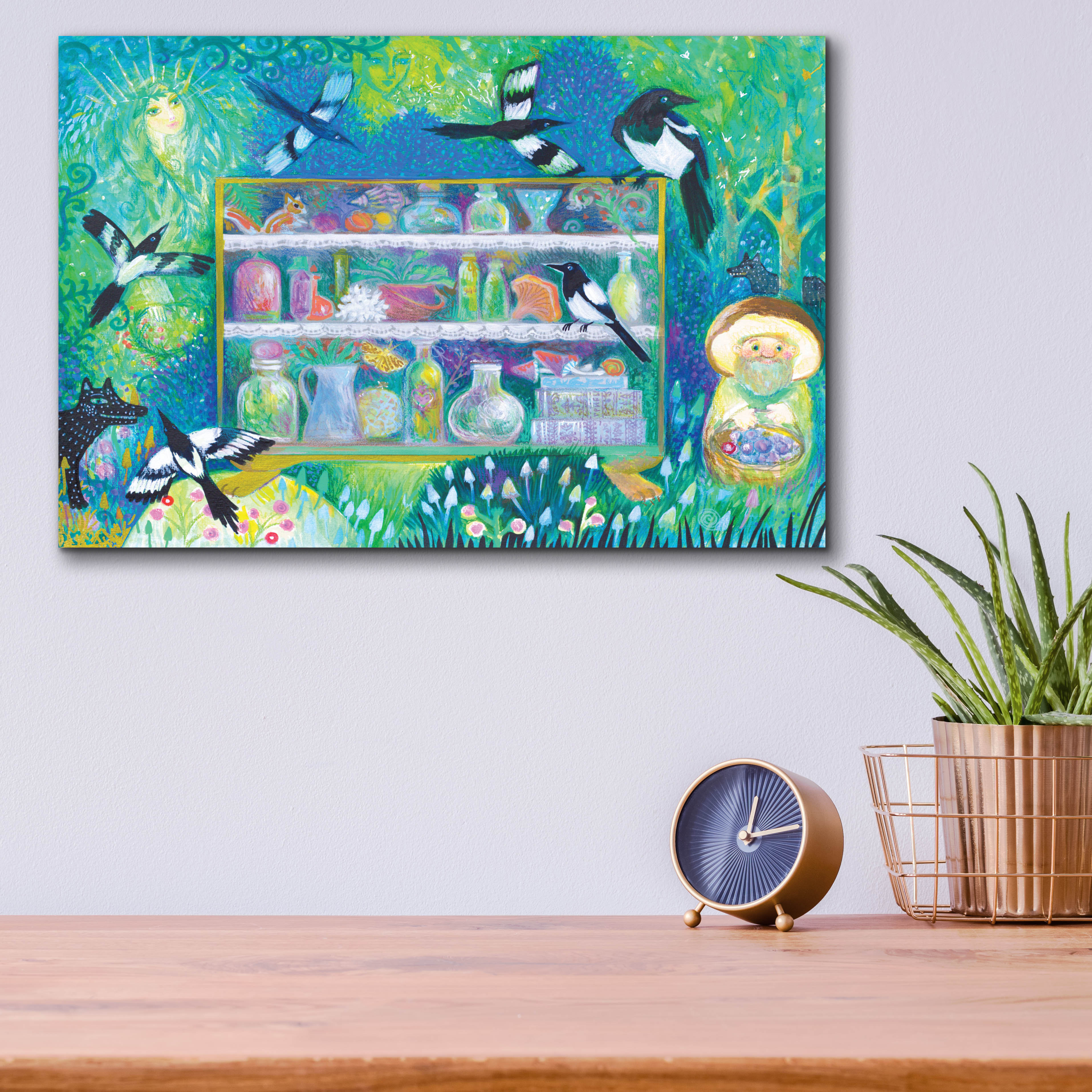 Red Barrel Studio® 'Magical Forest' by Oxana Zaika Acrylic Glass Wall ...