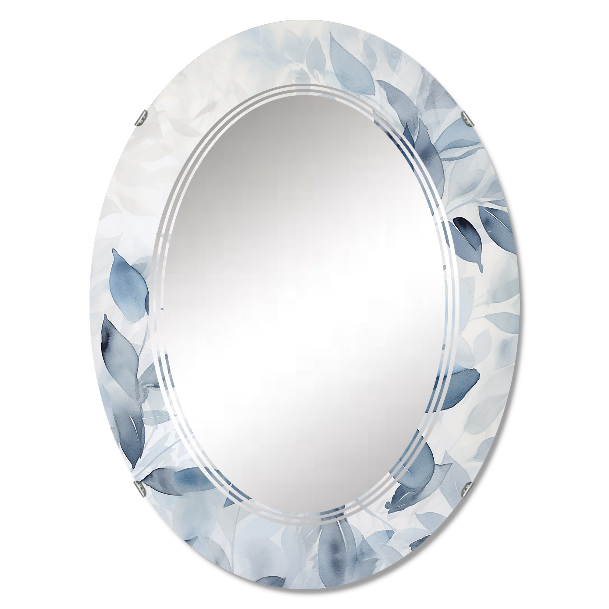 East Urban Home Zikeya Oval Wall Mirror - Oval Wall Mirror Décor ...