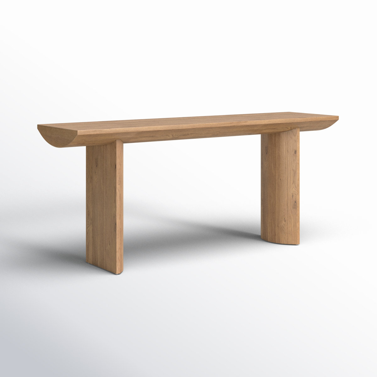 Four Hands Pickford Console Table - Dusted Oak Veneer & Reviews | Perigold