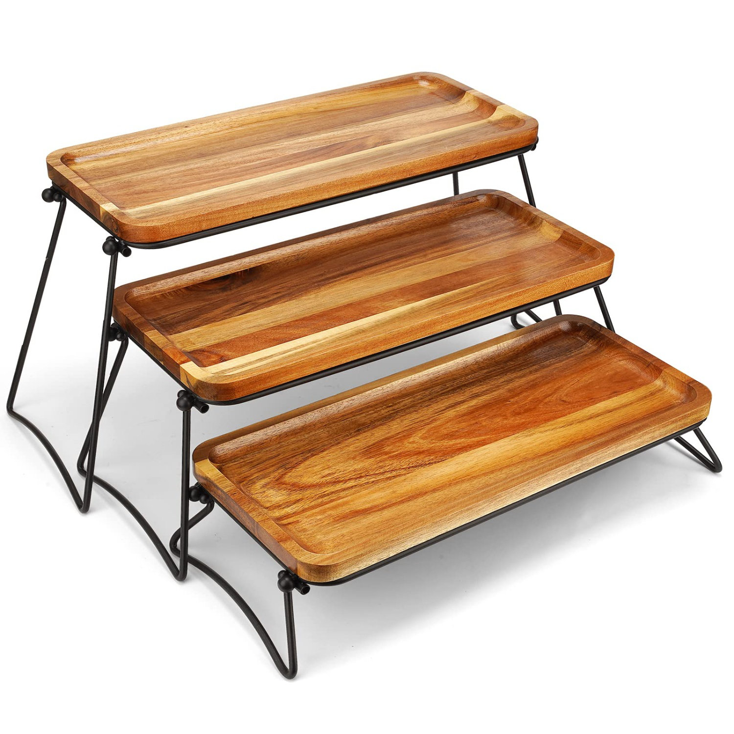 One Allium Way 3 Tier Cupcake Stand And Towers Serving Tray For Party ...