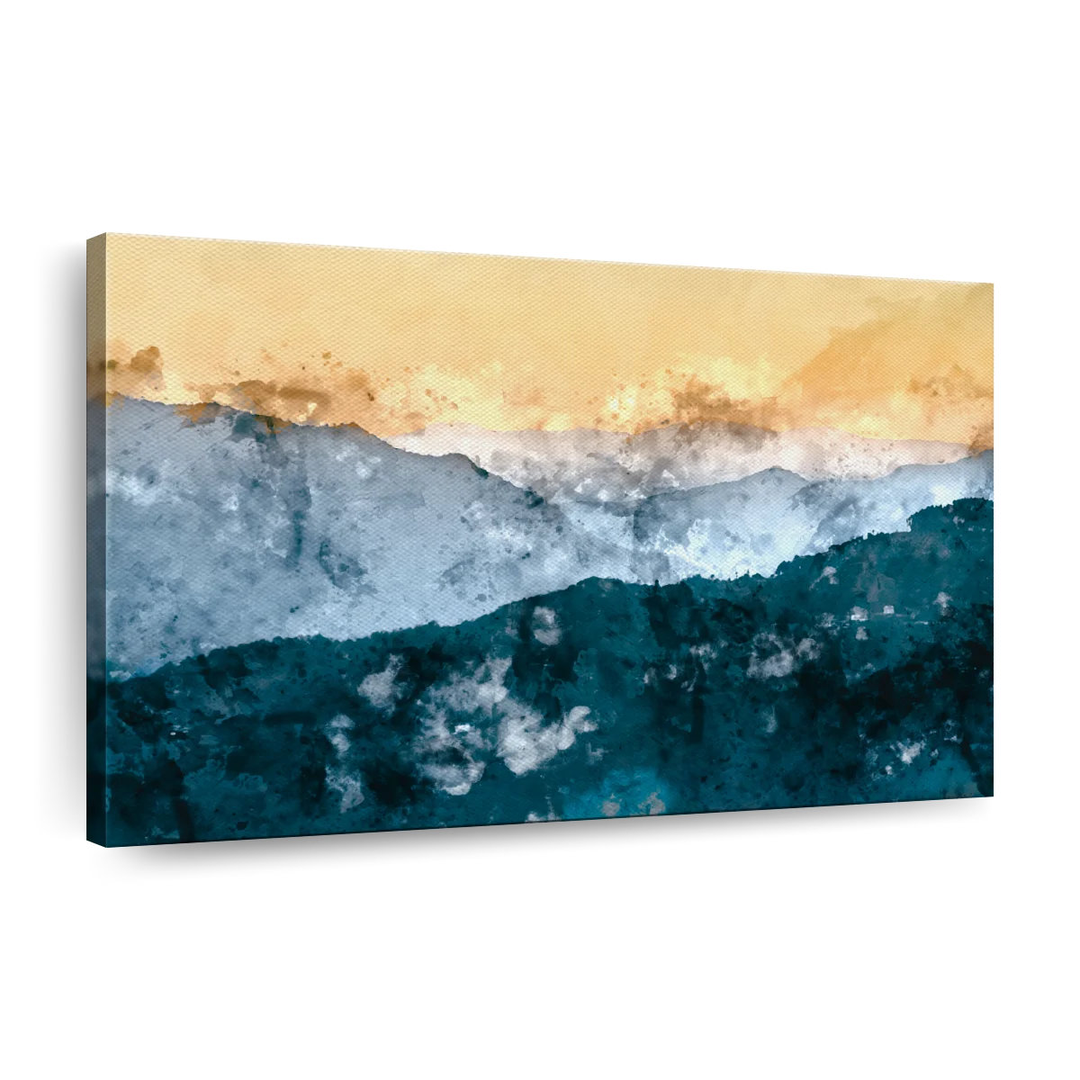 Wrought Studio™ Mountain Abstract On Canvas Print | Wayfair